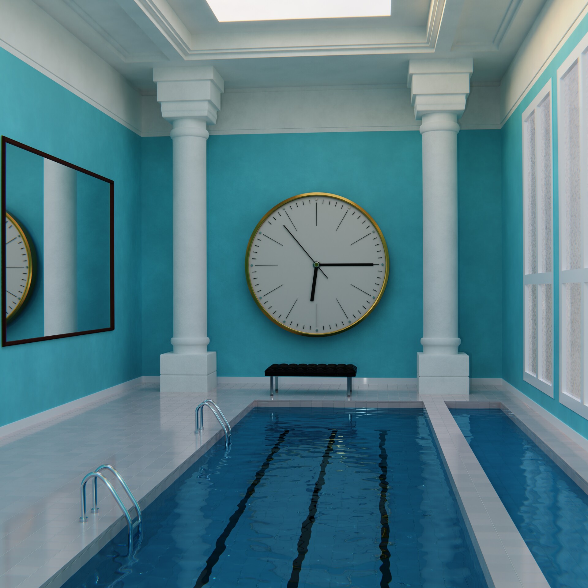 ArtStation - Blender Pool 172: Blue Room 1