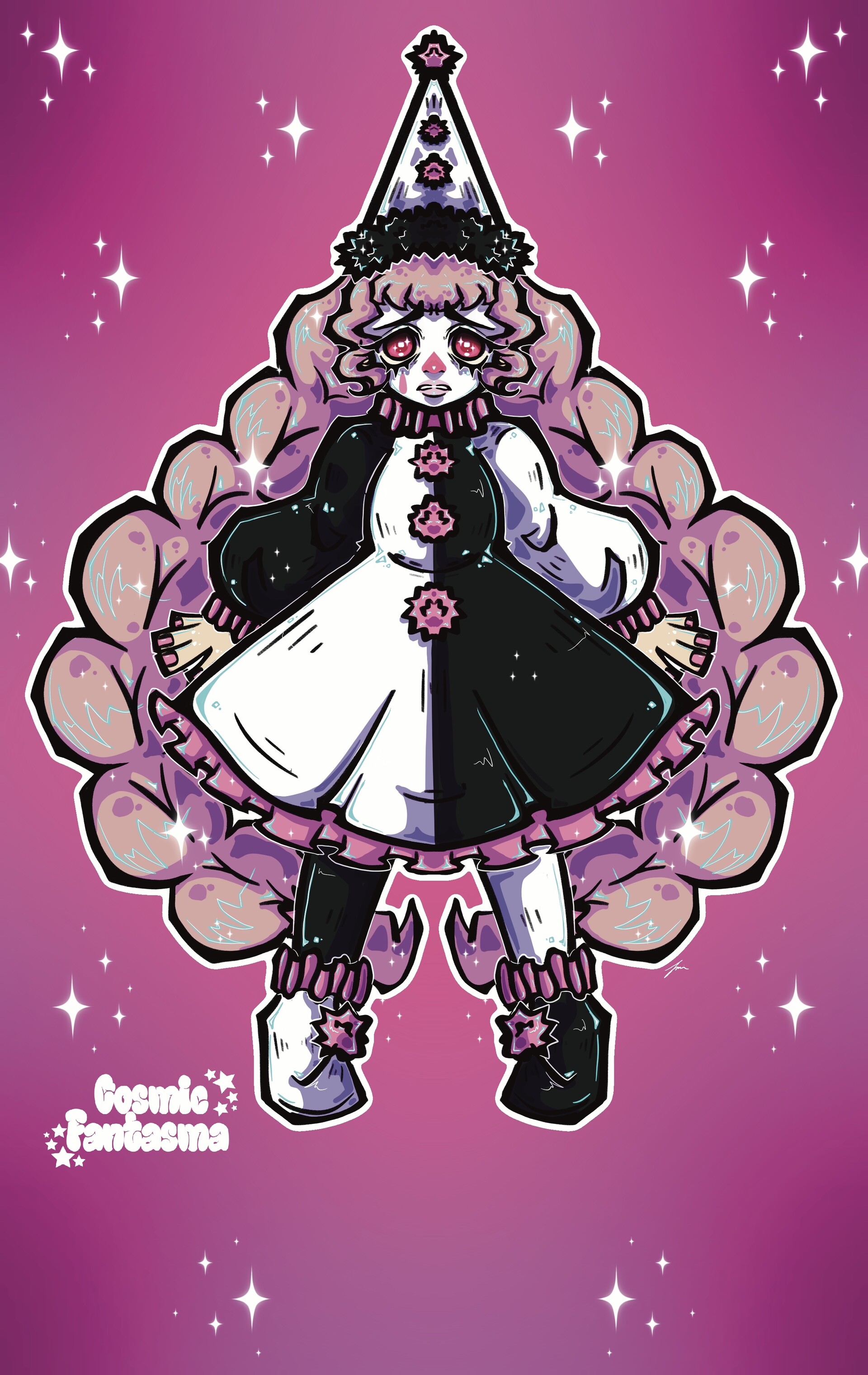 ArtStation - Giggles the clown (OC)