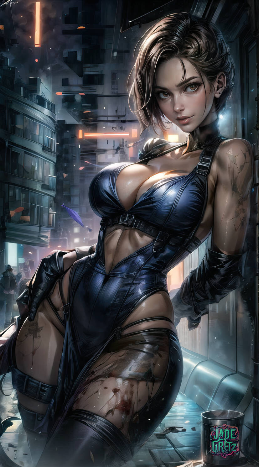 ArtStation - Umbrella's Nemesis: Jill Valentine by Jade Gretz