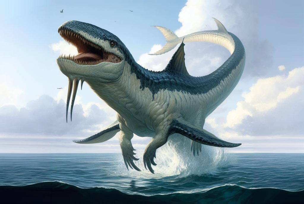 ArtStation - Mosasaur (1)