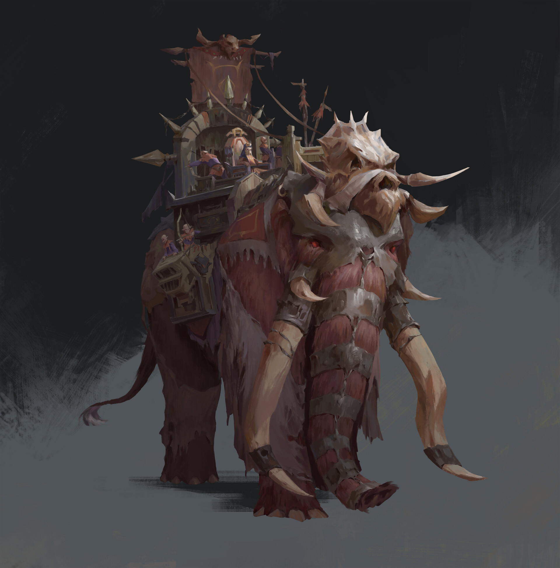 ArtStation - 战争猛犸 war mammoth