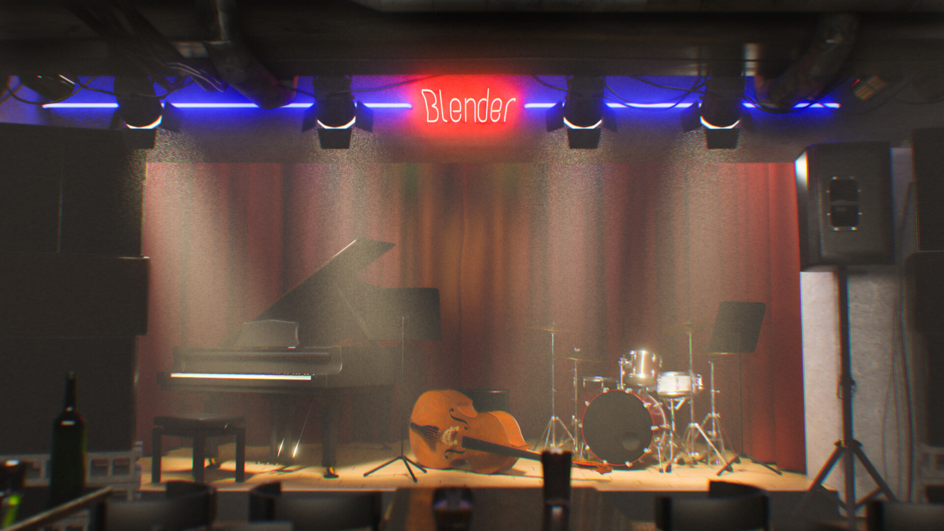 ArtStation - Jazz bar