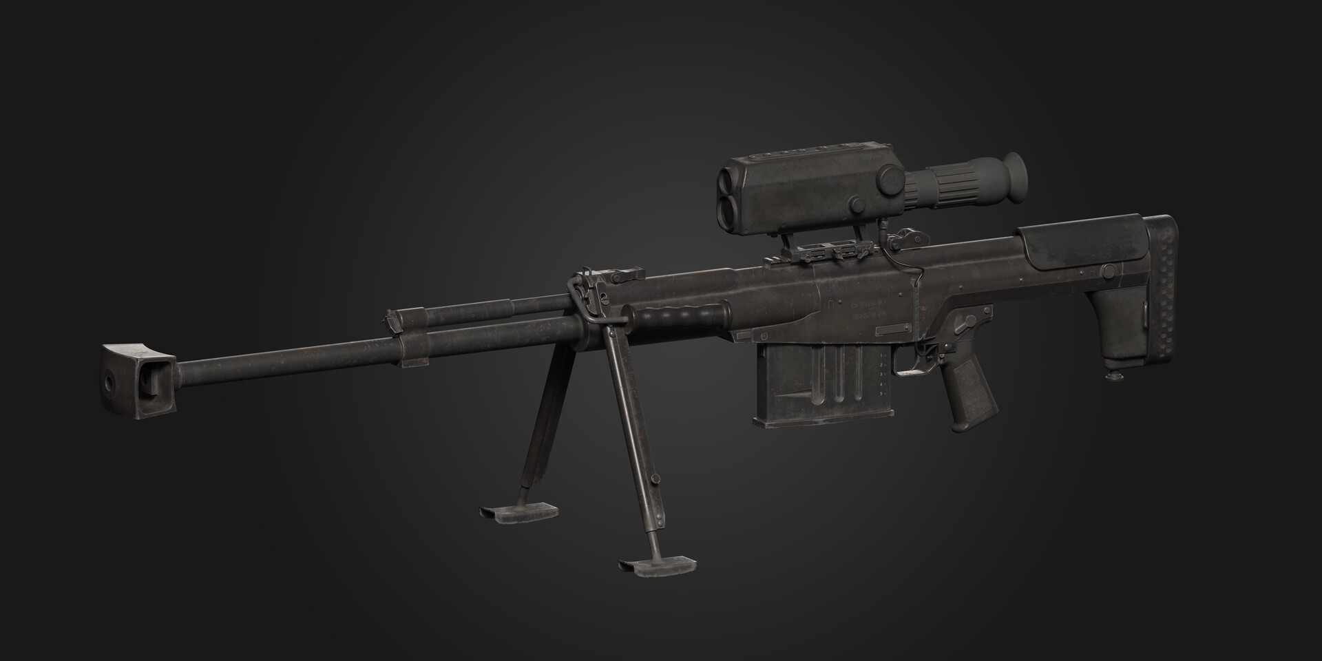 ArtStation - Type 10 sniper rifle