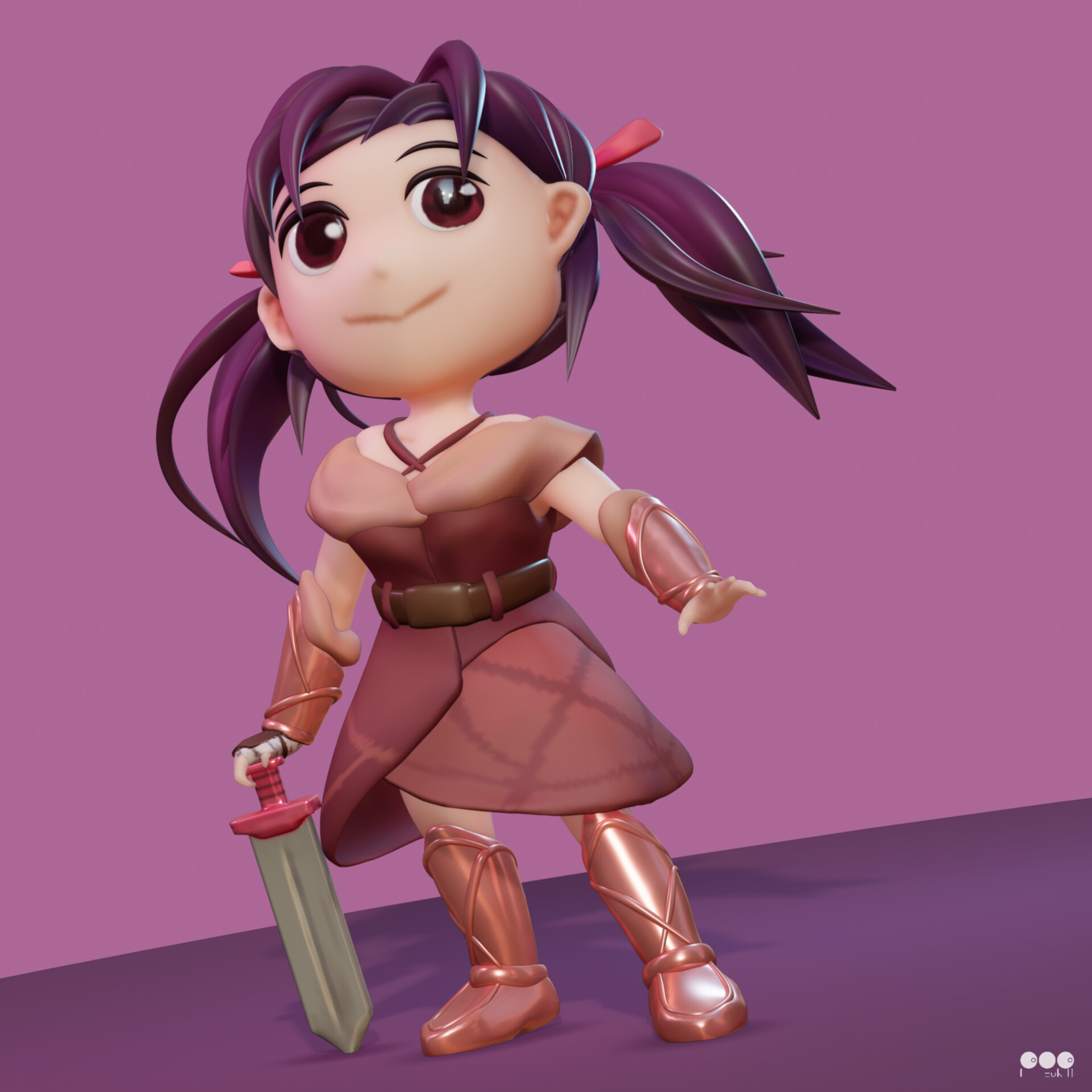 ArtStation - chibi knight