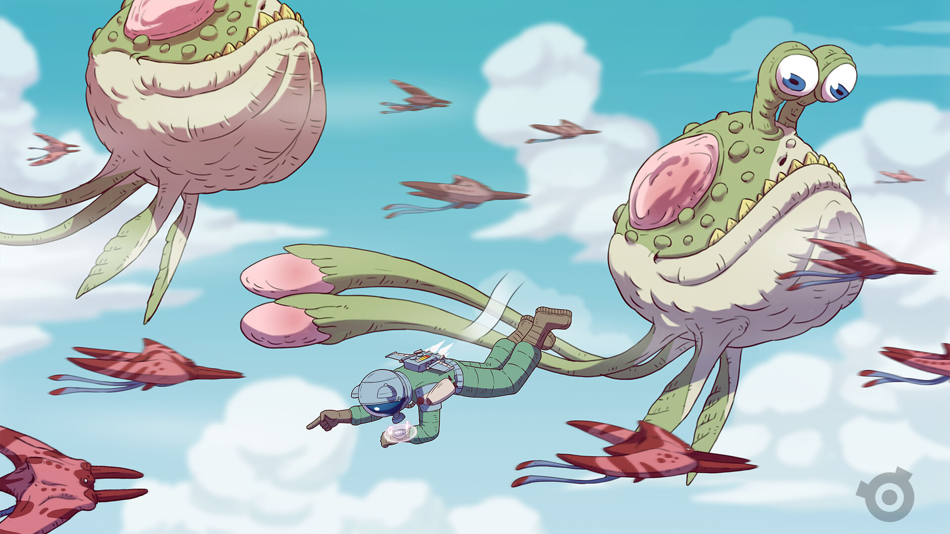 ArtStation - WEIRD PLANET VISITOR【103】