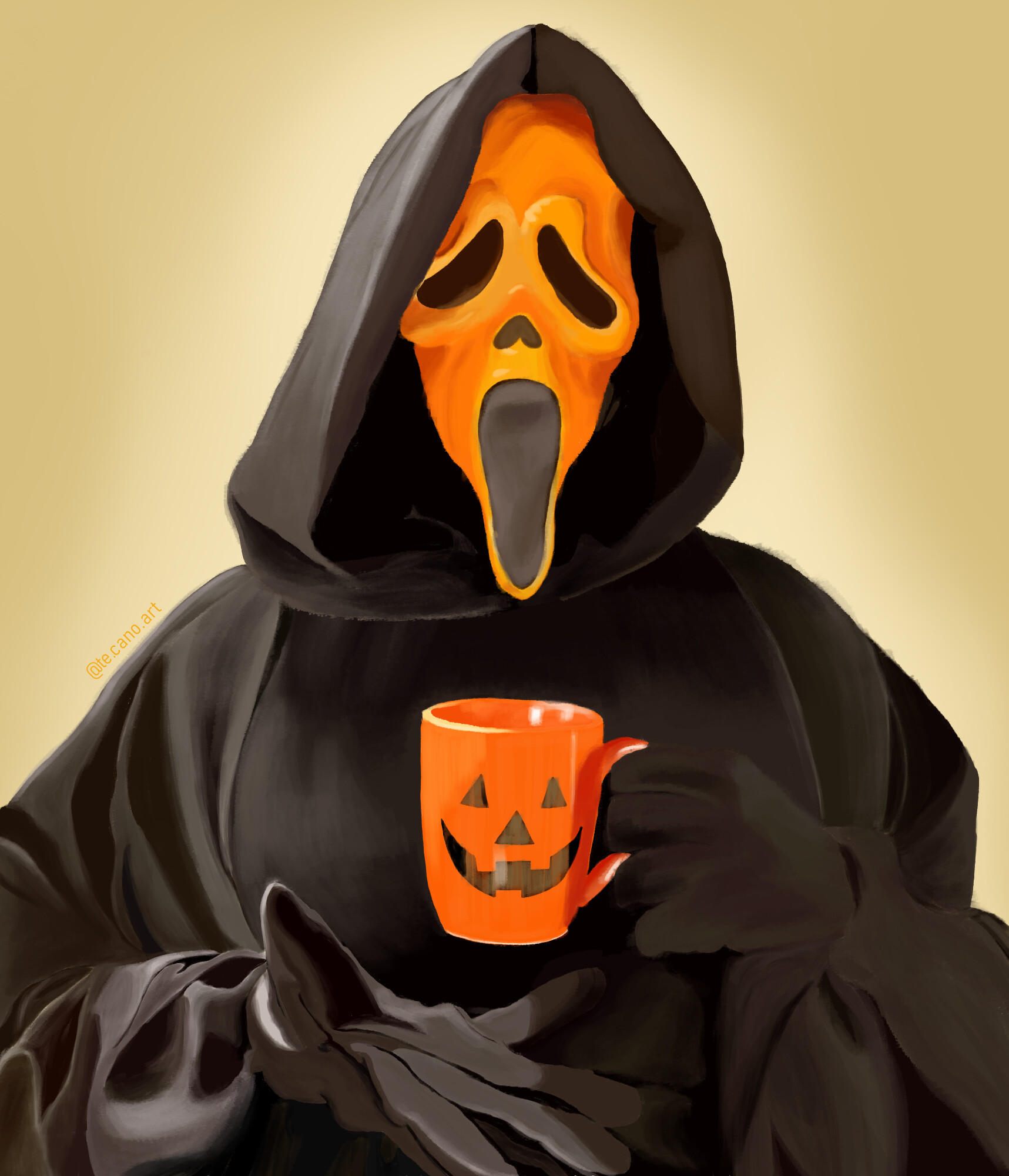 ArtStation - Spooky Ghost Face