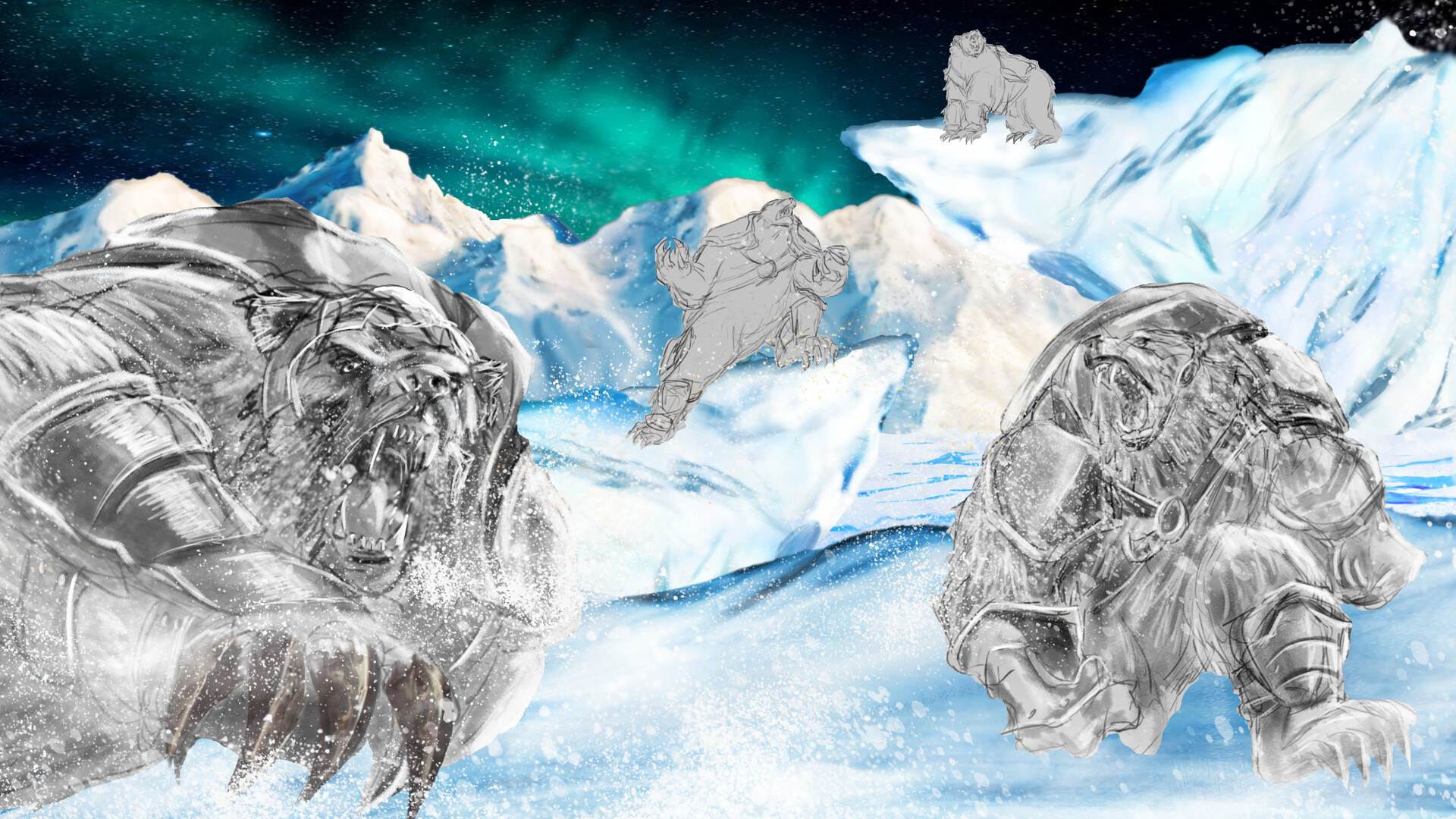 Sava Ivkov - Arctic War Bears