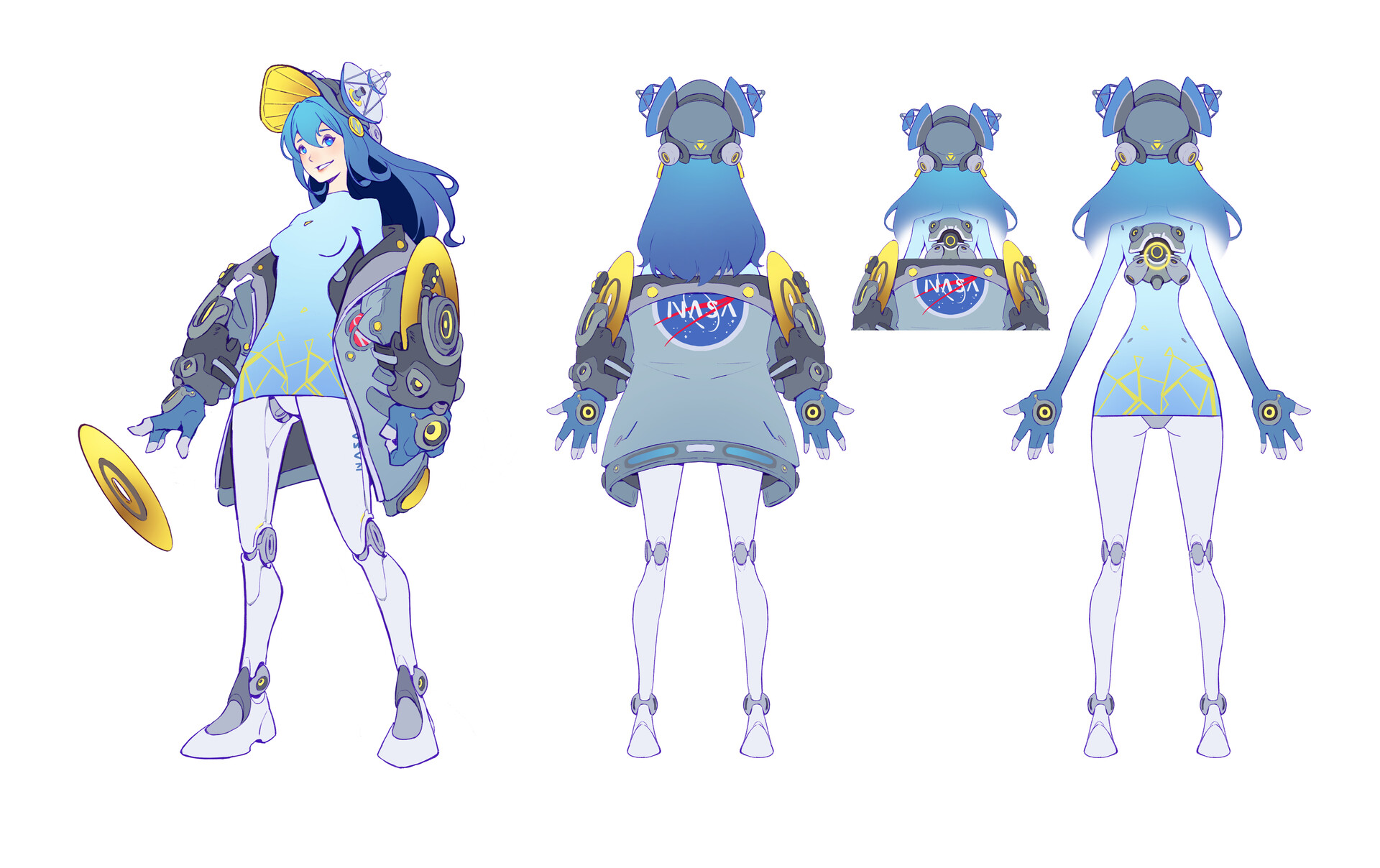 ArtStation - Space Explorer-NASA Anthropomorphic