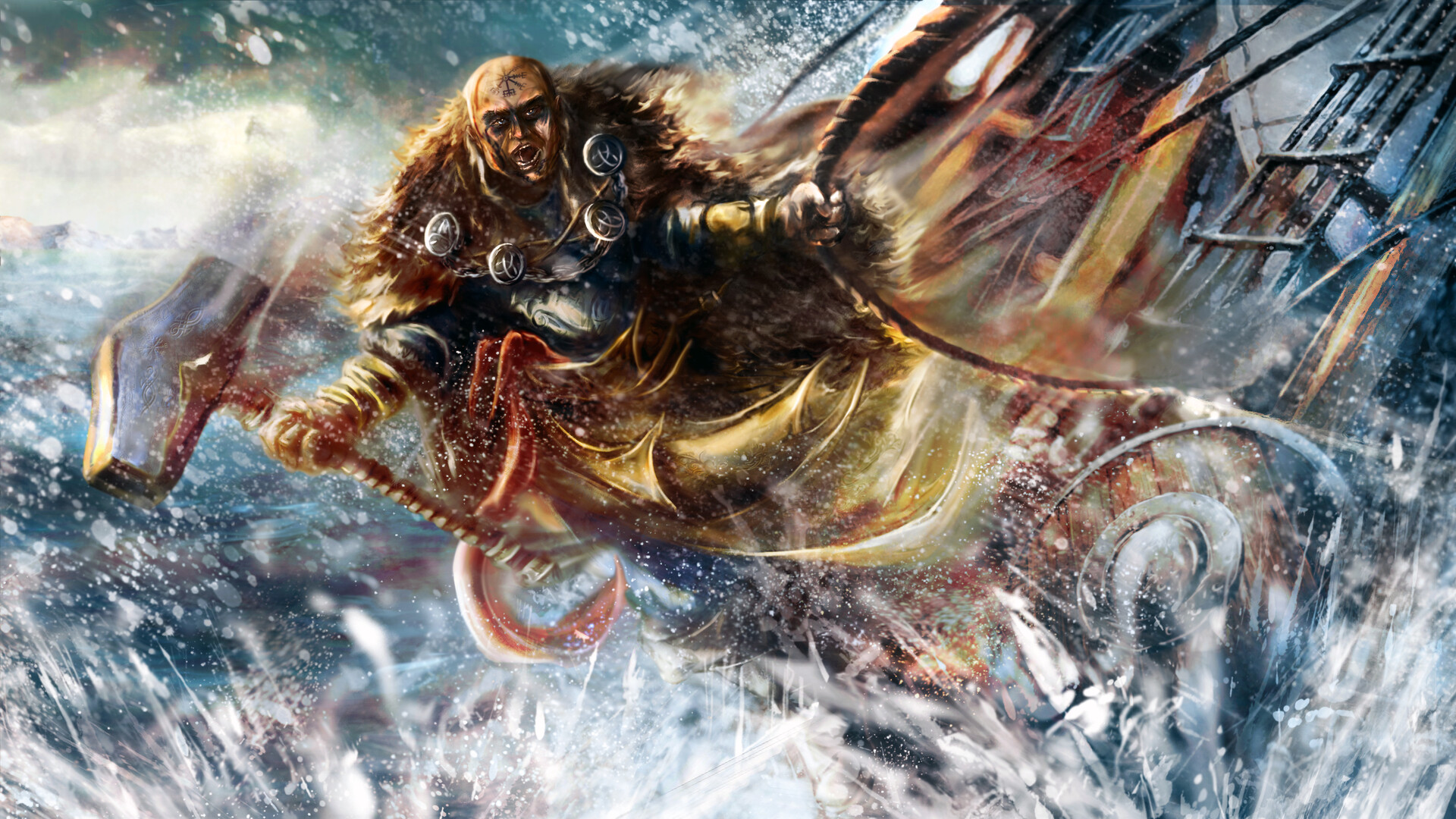 ArtStation - Daxious Stronghold - Viking Skin