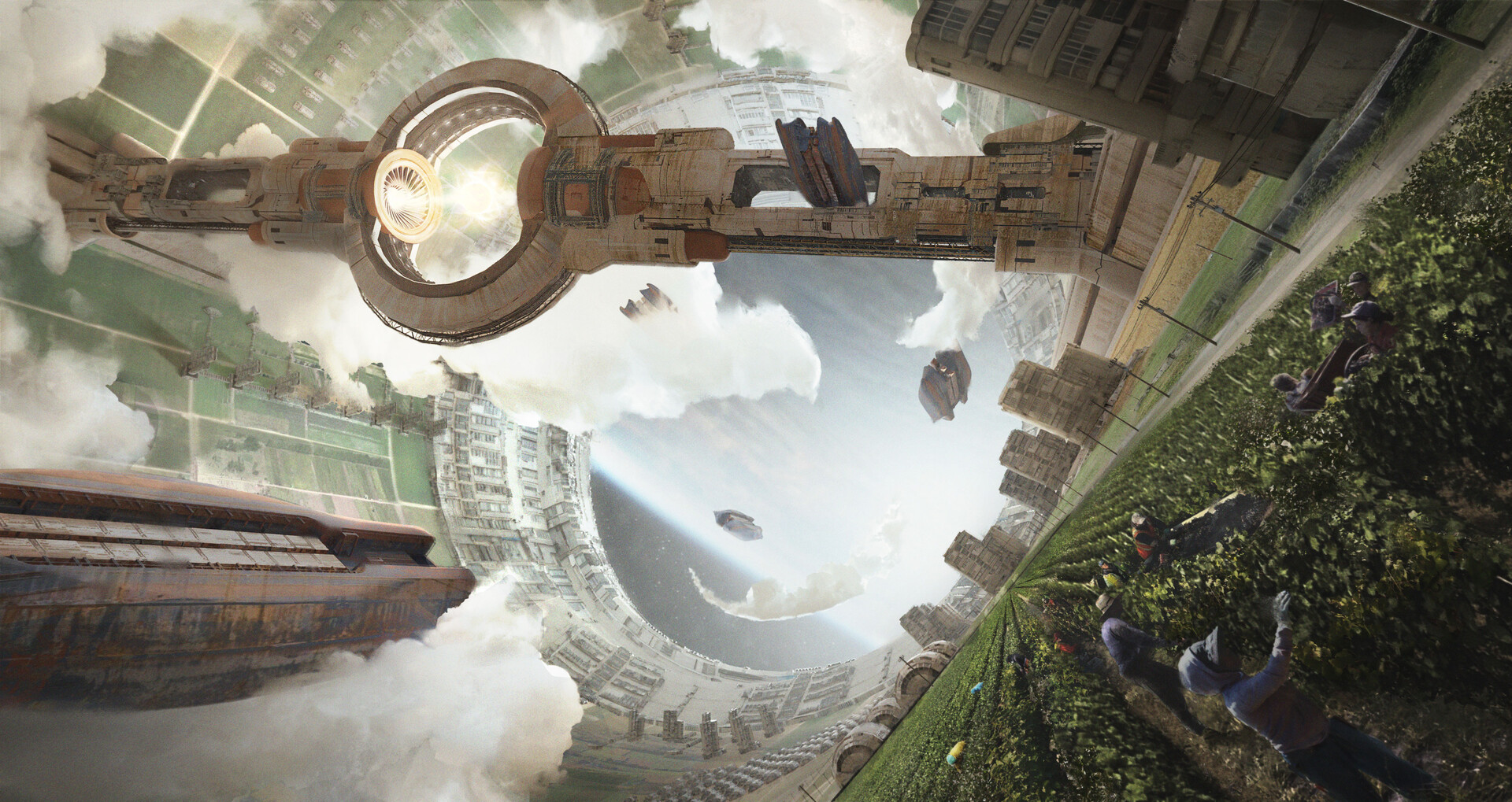 ArtStation - Nuclear Space Station - Atomhawk Under Strange Suns Art ...