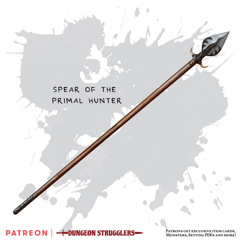 ArtStation - Spear of the Primal Hunter