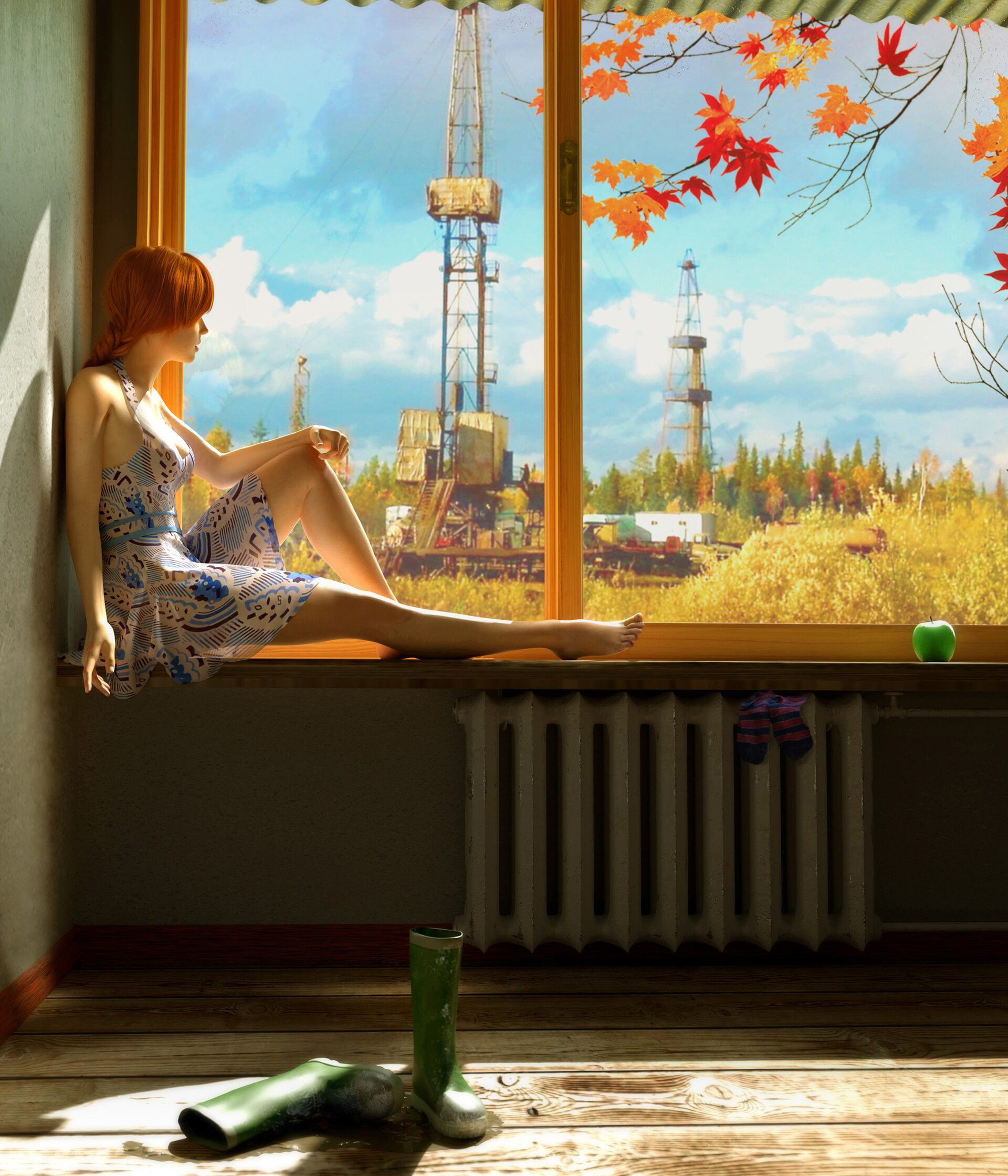 ArtStation - Геодезистка Настенька