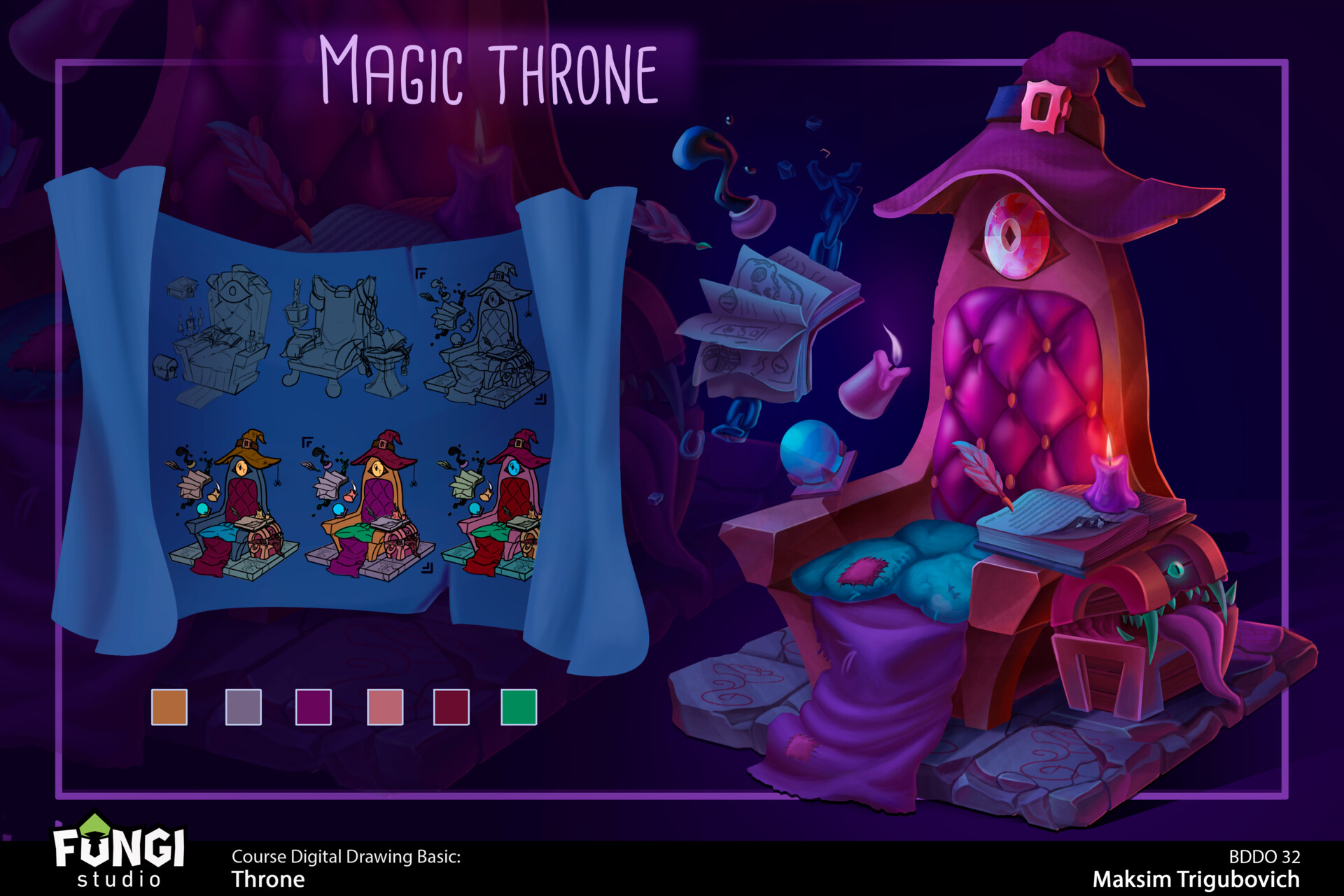 ArtStation - magic throne