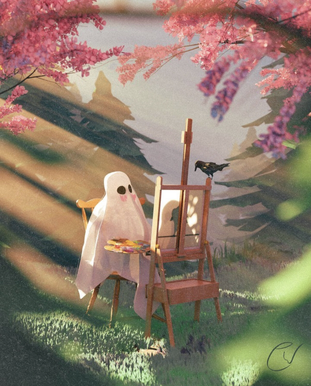 ArtStation - |Ghost painting