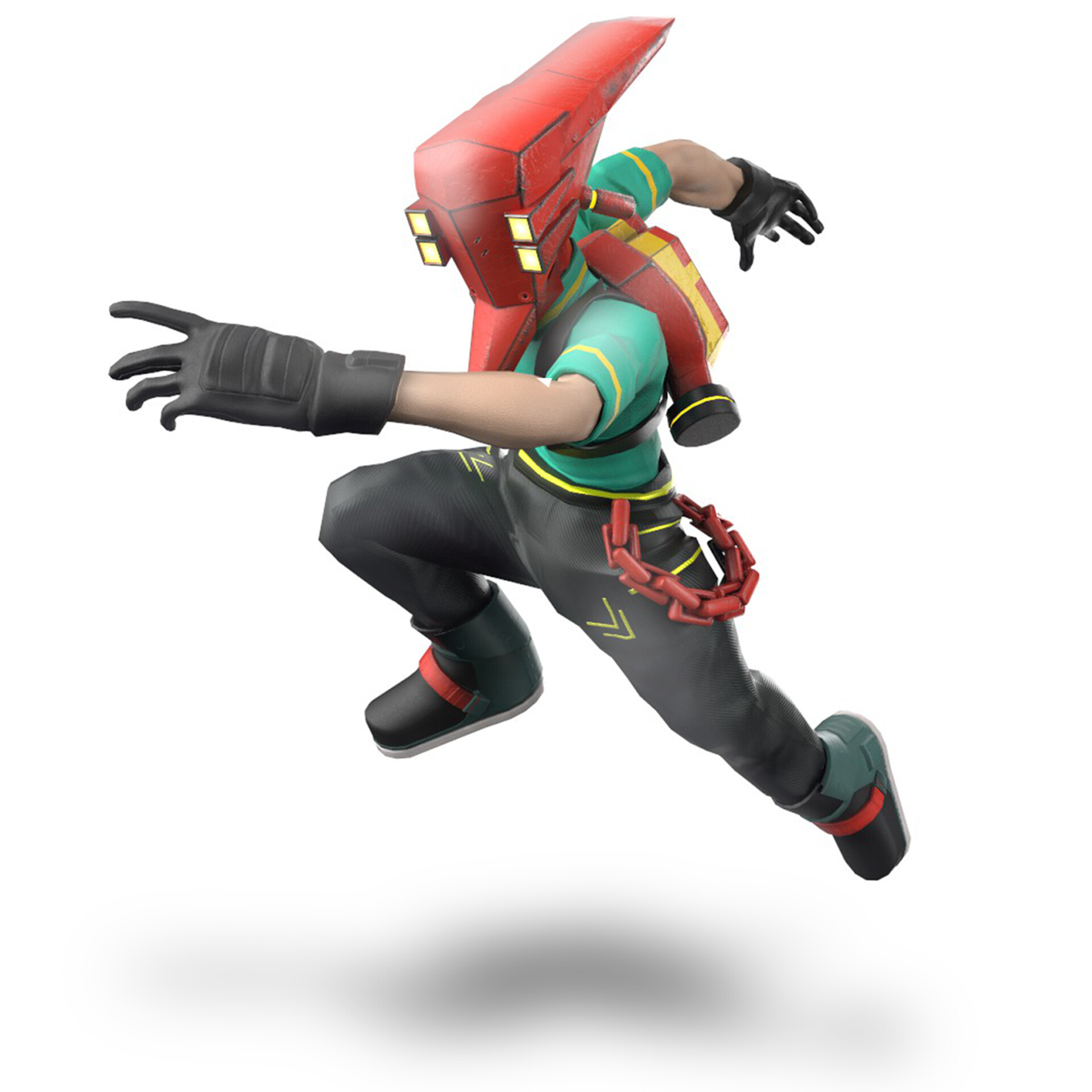 Alexander Britt - Semi-Realistic 3D Model of RED from "Bomb Rush Cyberfunk"