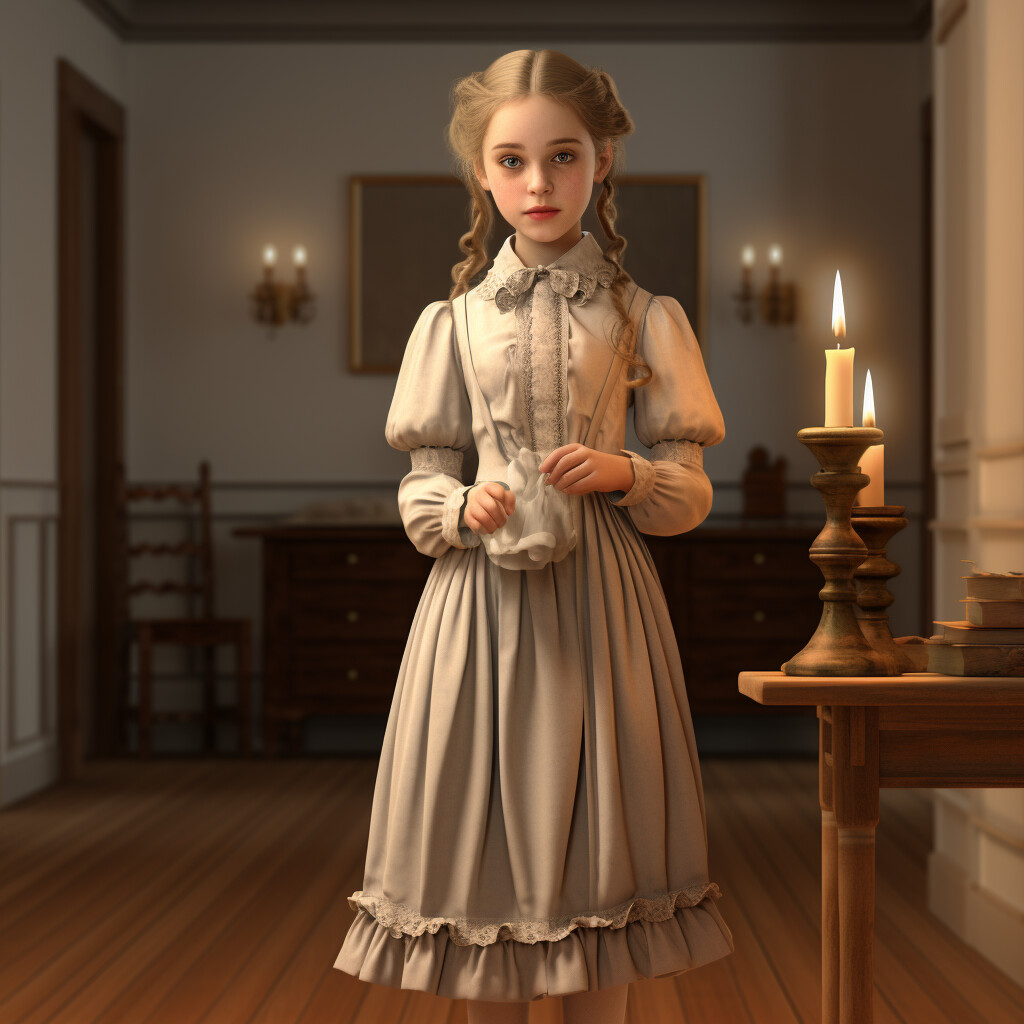 AImid digitalart - Victorian Charm