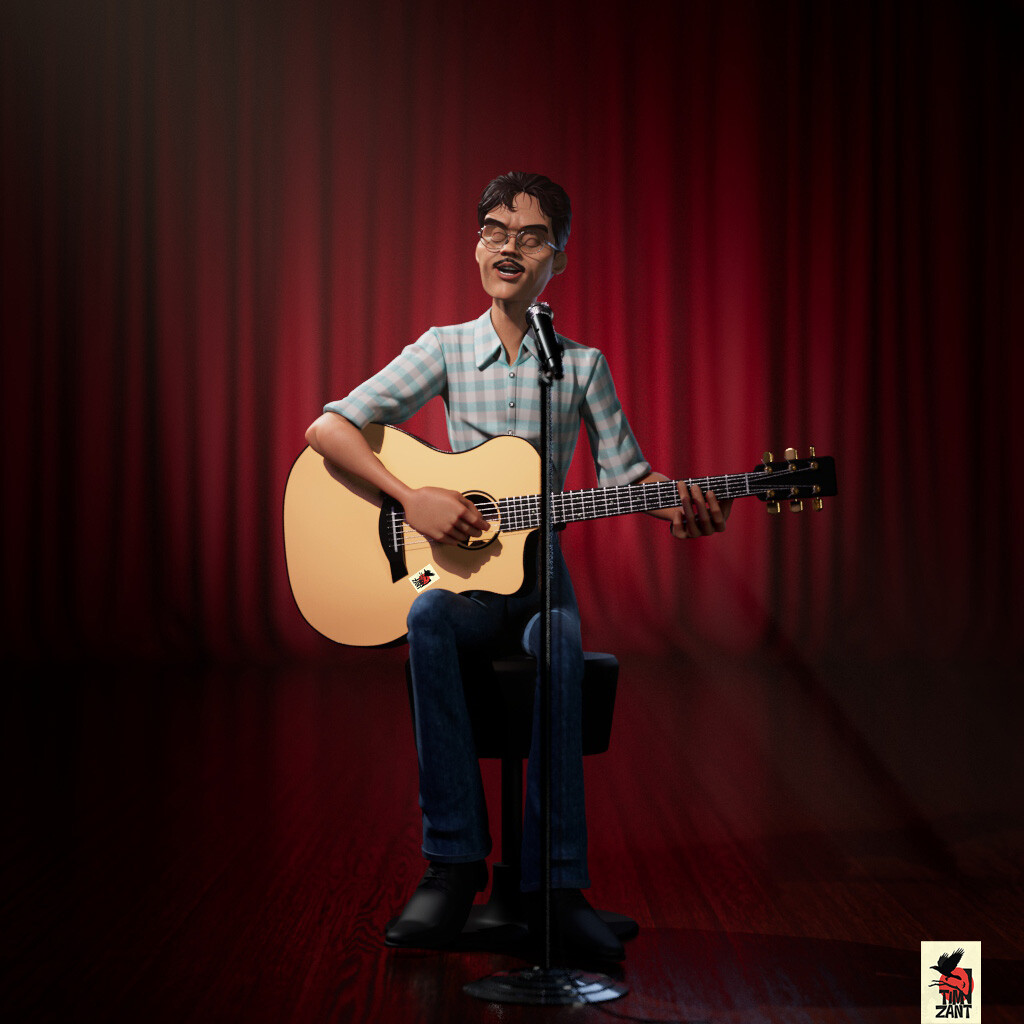 ArtStation - Legendary Singer U Sai Htee Saing.