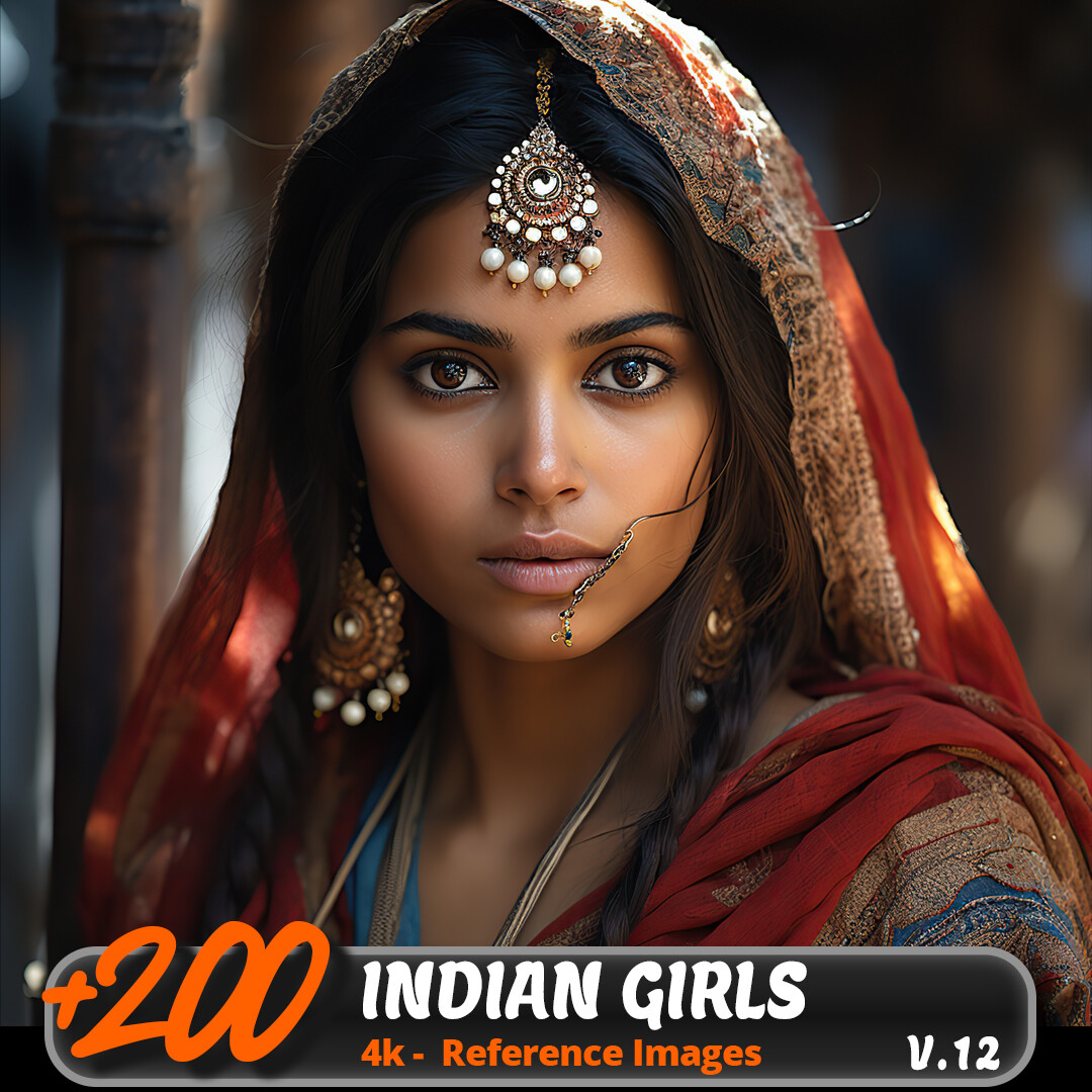 ArtStation - indian girls vol. 12/ 4K/ Reference Image