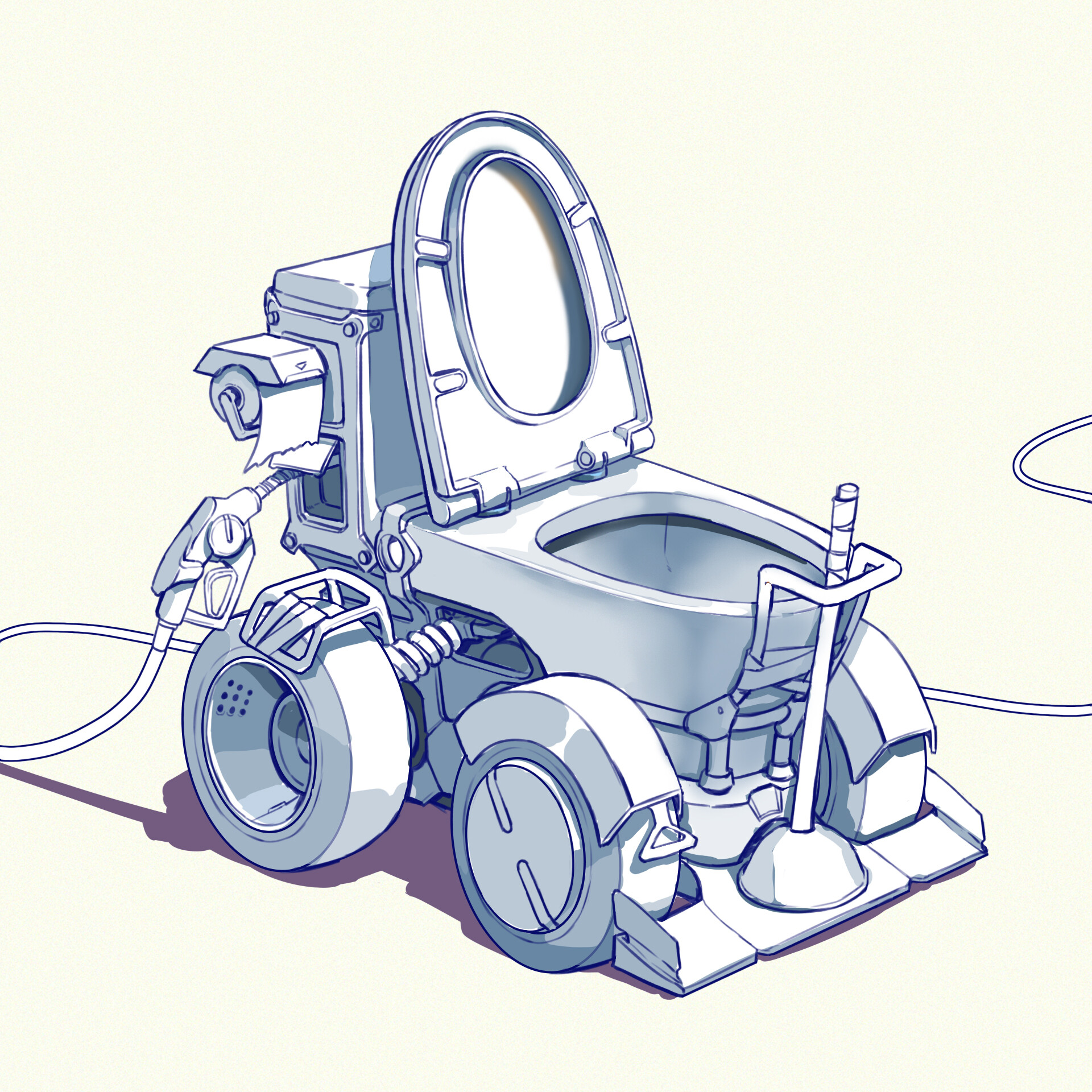 IWSE Zhang - 拉力赛车——Toilet Drag Racing