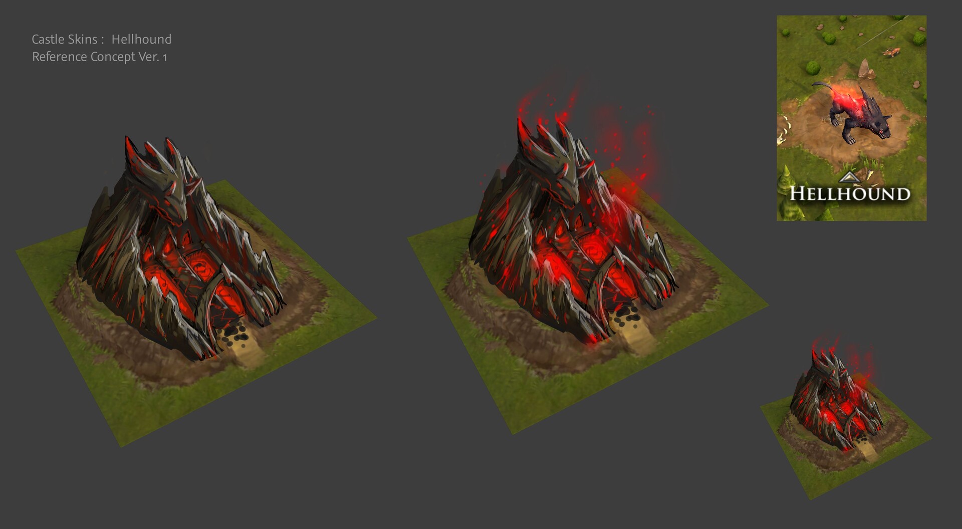 Marc Nagel - BATTLE HORDES - Hellhound Castle Skins