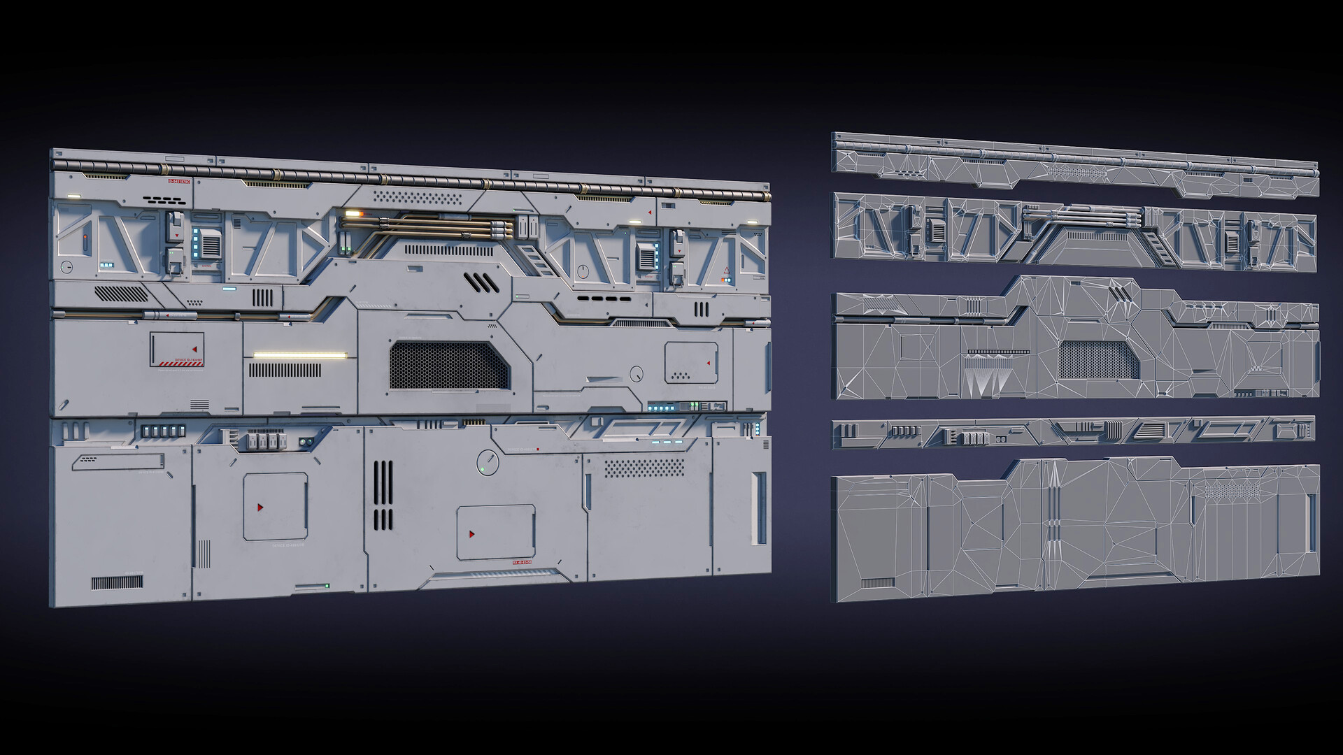 REX Hsu - Sci-Fi Architecture Panels Kit Vol 01 v3.0