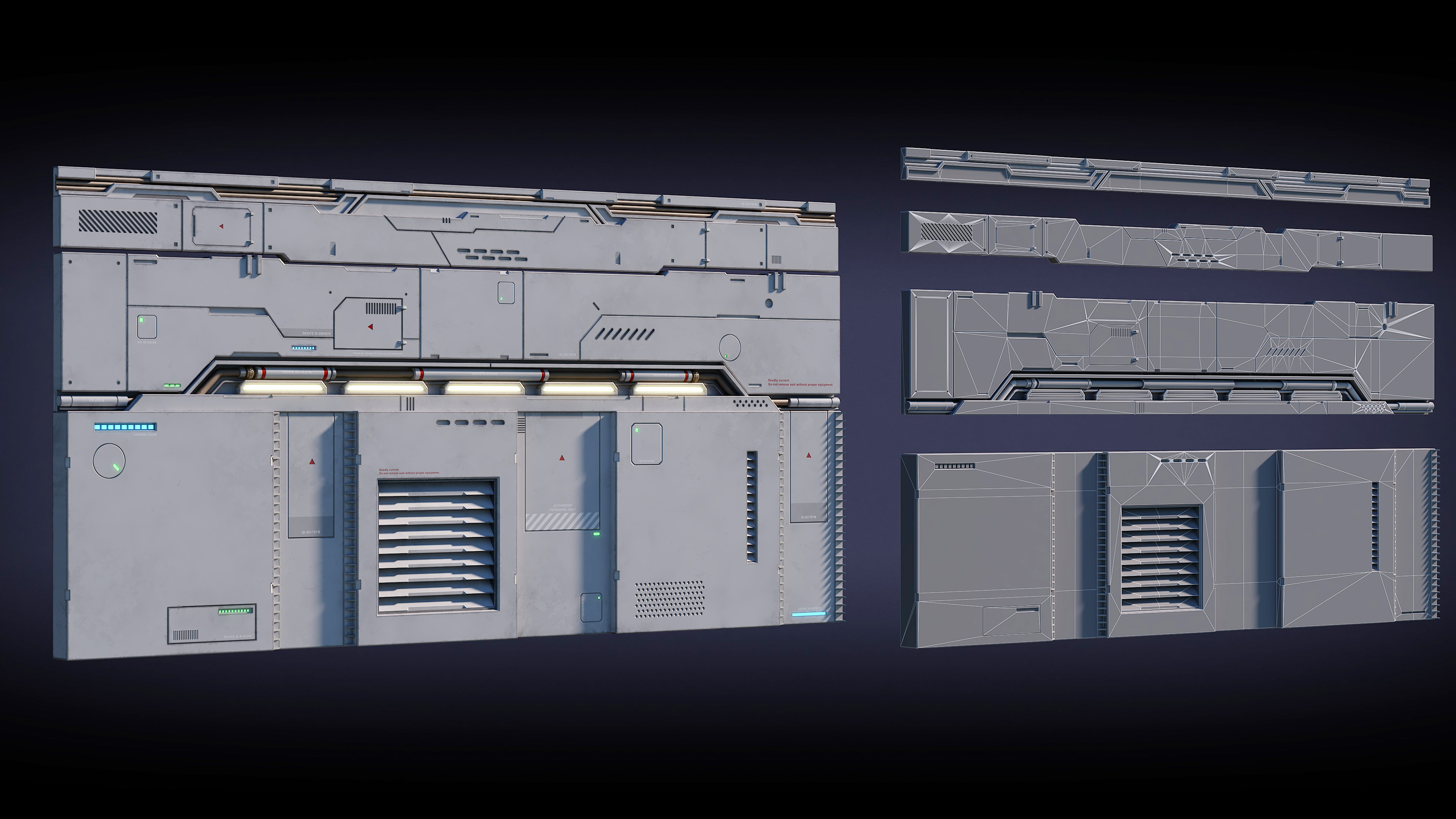 REX Hsu - Sci-Fi Architecture Panels Kit Vol 01 v3.0