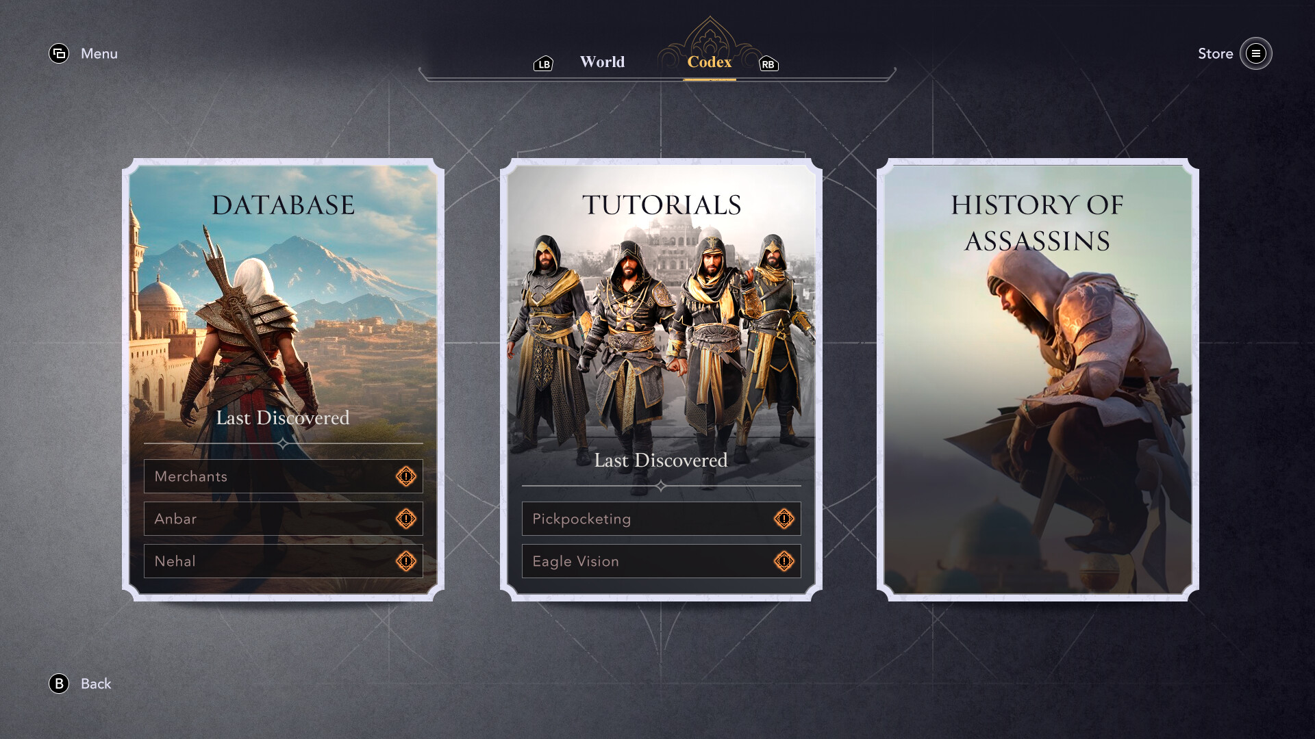 ArtStation - Assassins Creed Mirage Dark theme UI reskin