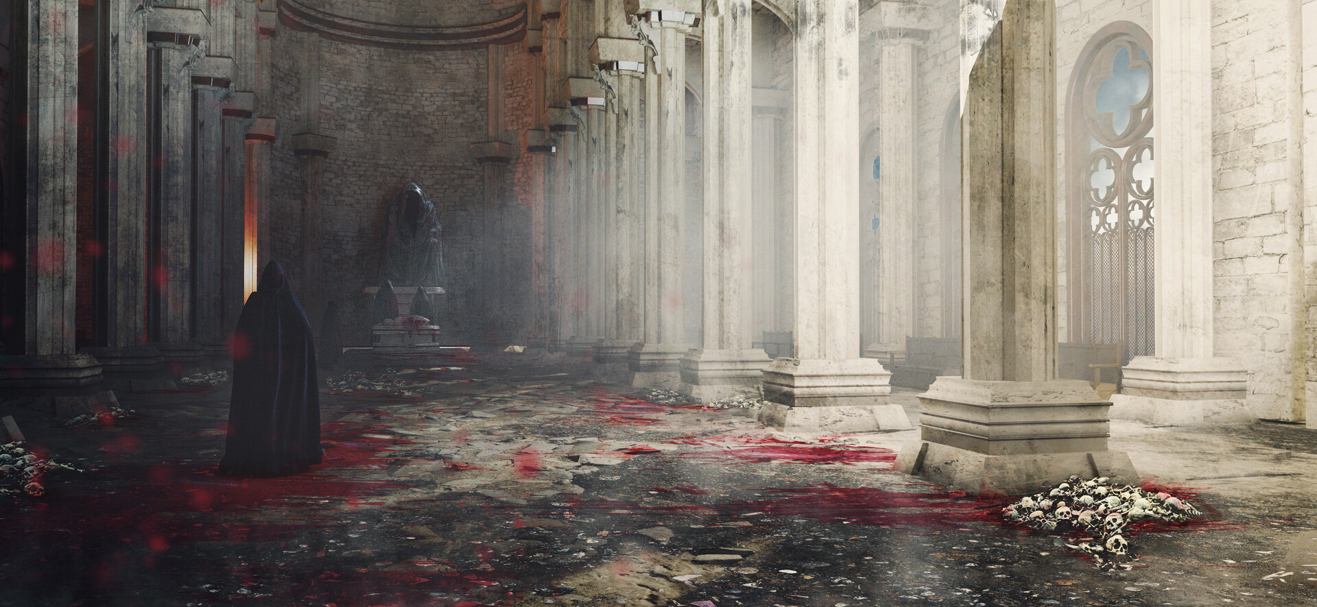 ArtStation - Creepy Church project