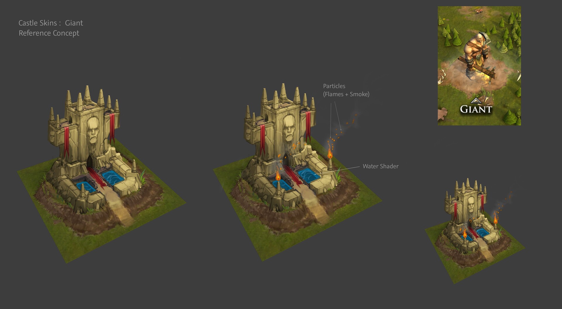 Marc Nagel - BATTLE HORDES - Giant Castle Skin Concepts