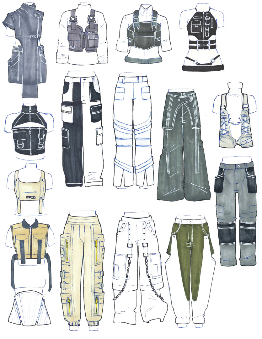 ArtStation - November Fashion Sheet 4