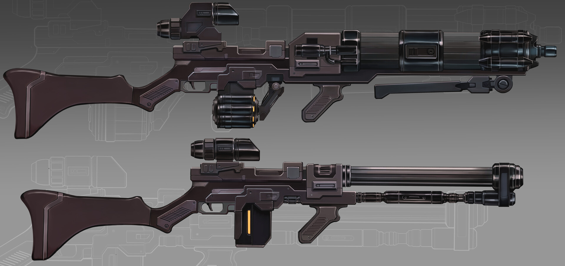 ArtStation - Blaster Rifle