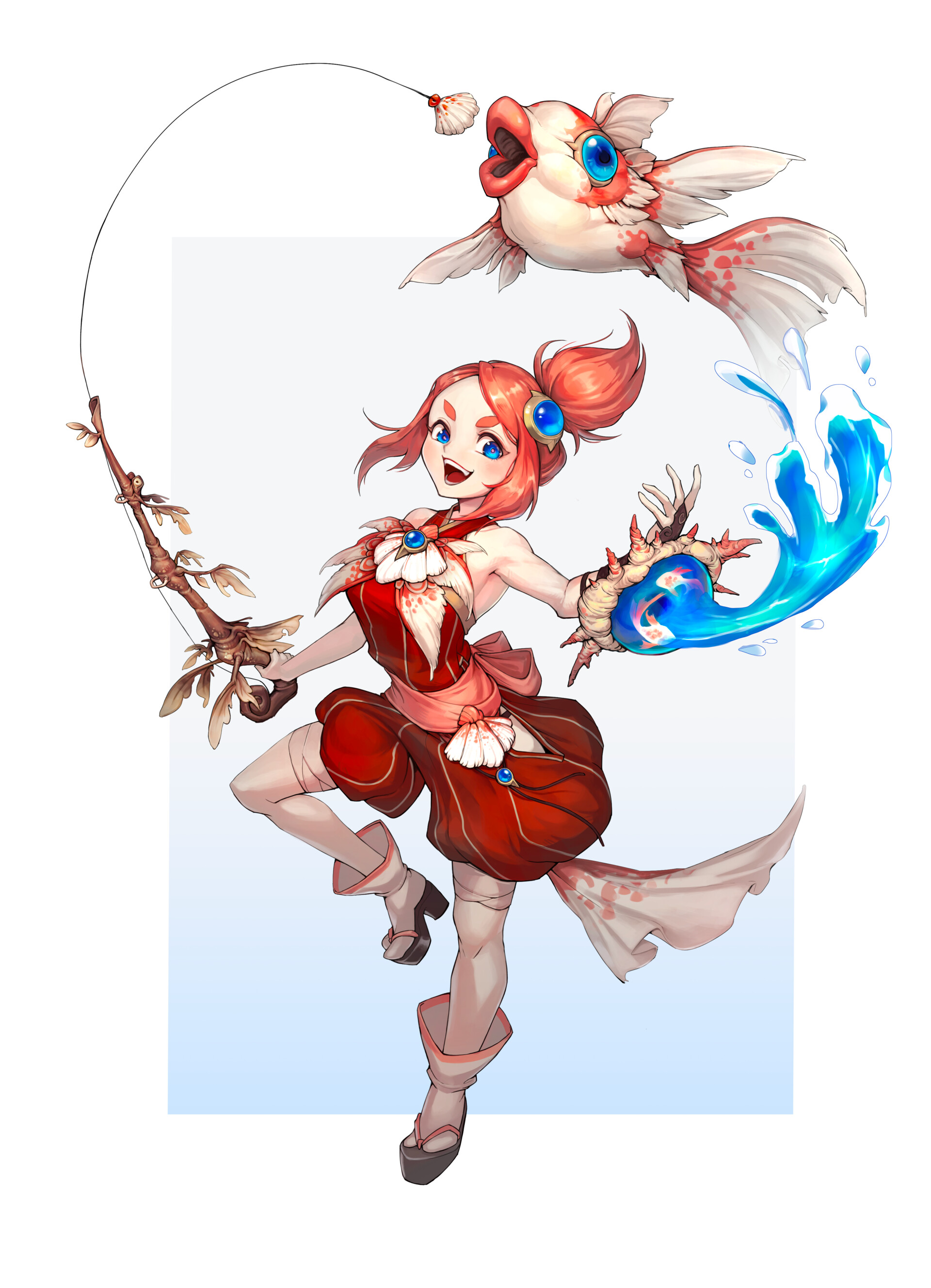 ArtStation - Gold Fish Summoner