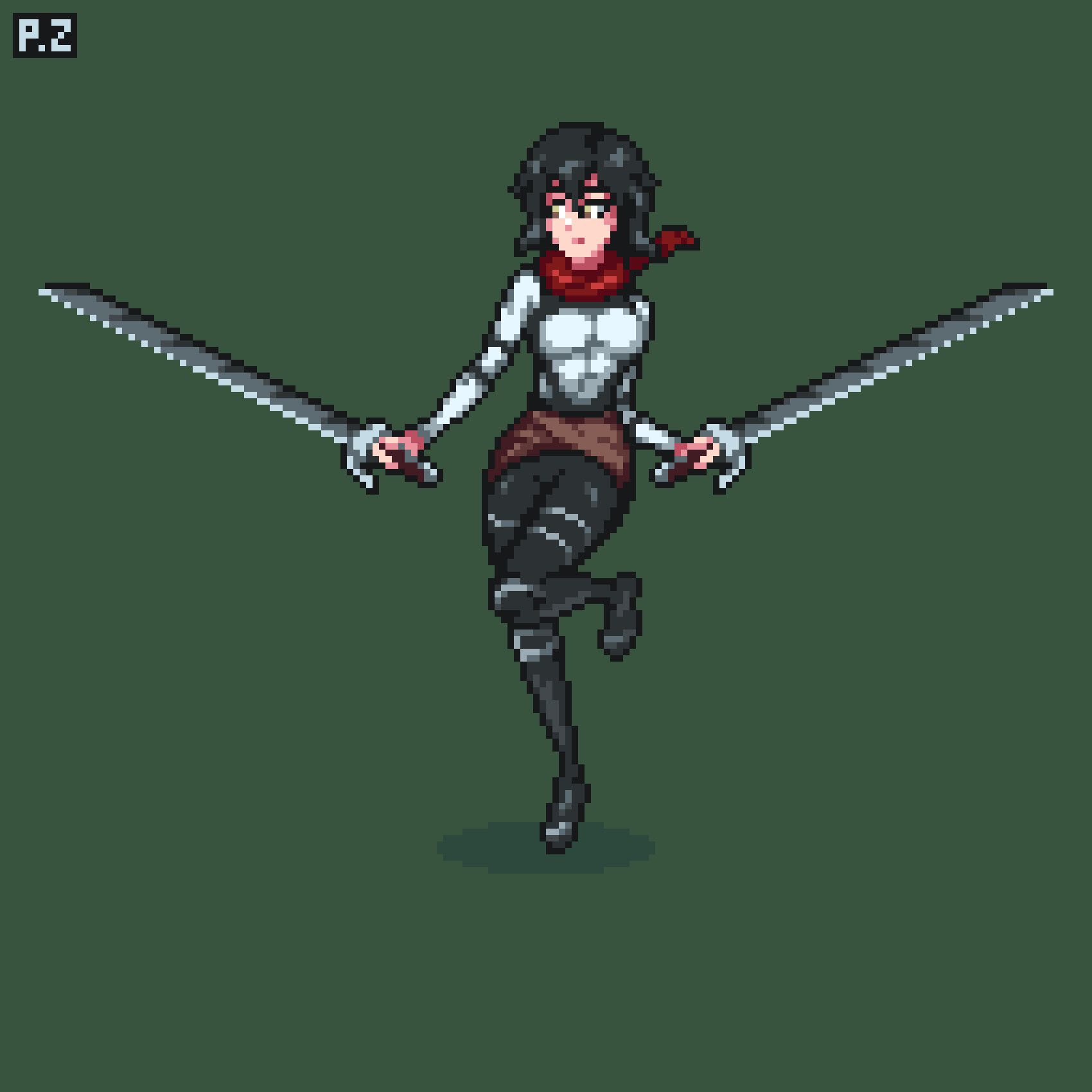 Pixel_Zone - Mikasa Ackerman (Attack on Titan)