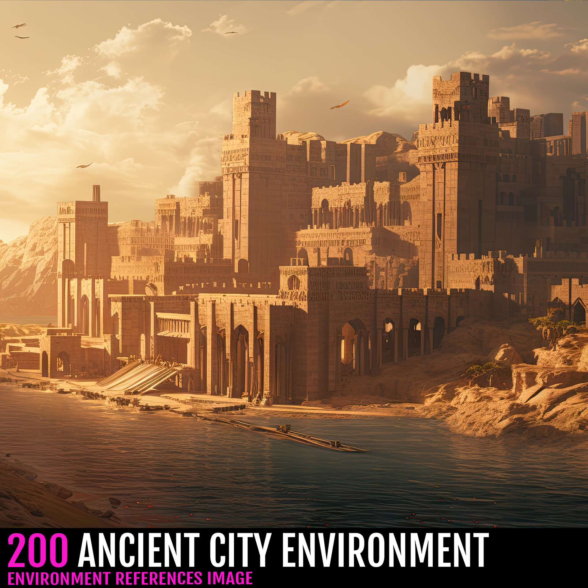ArtStation - 200 ANCIENT CITY ENVIRONMENT / 4K