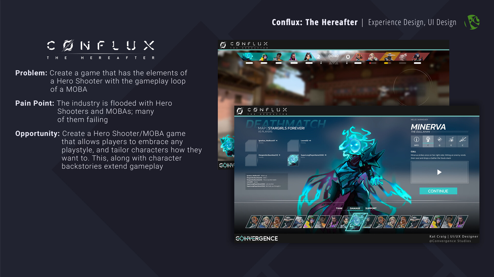 ArtStation - Conflux: The Hereafter UX/UI