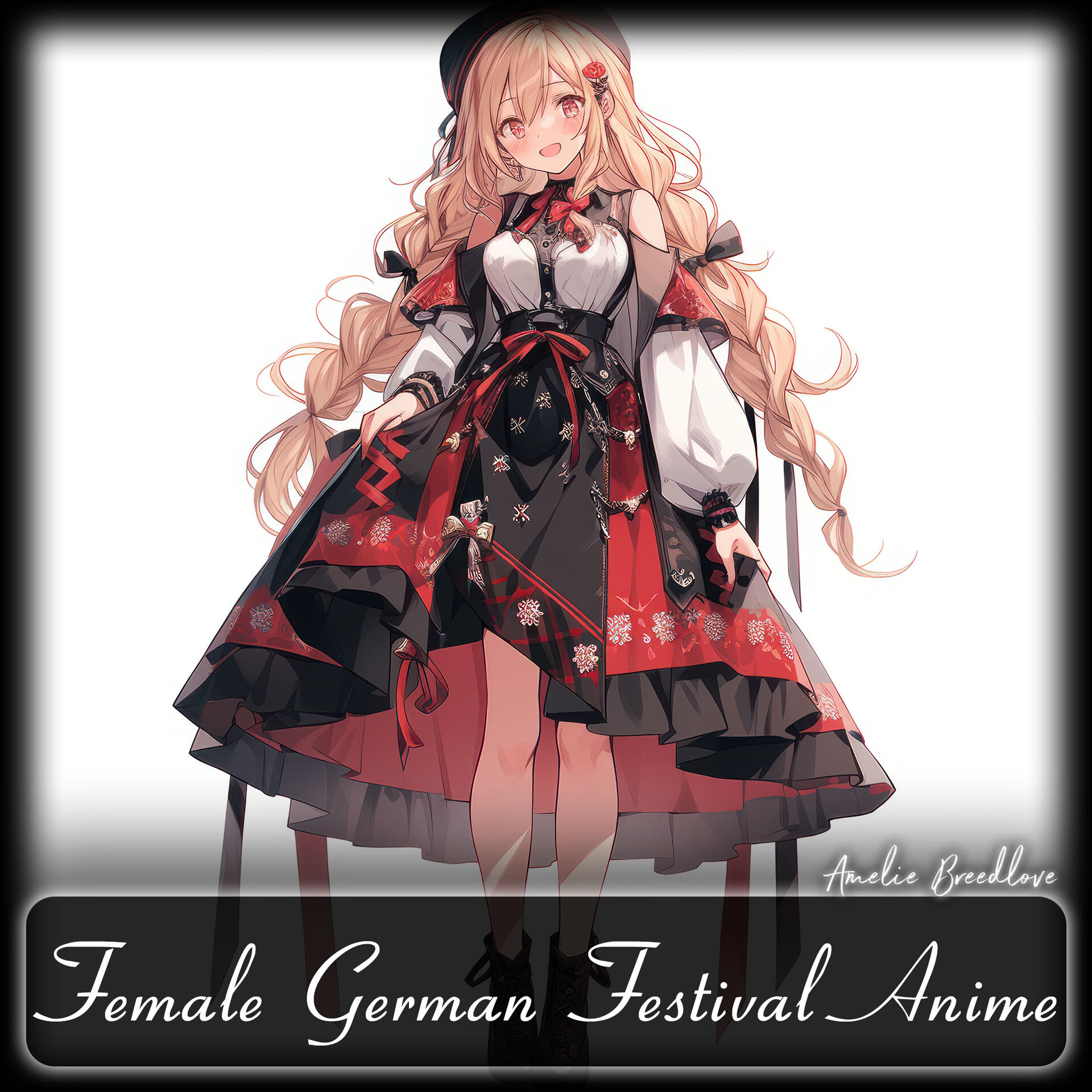 Amelie Anime - 200 Female German Festival Anime (Full Body) Reference ...