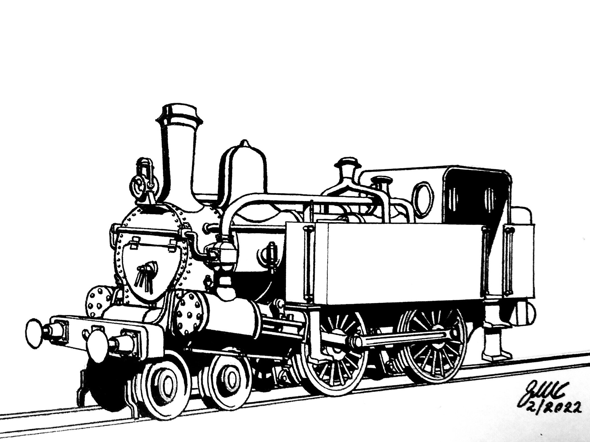 ArtStation - Suburban Tank Engine