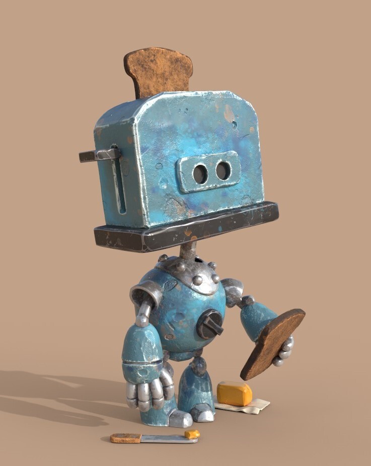 ArtStation - Robot toaster