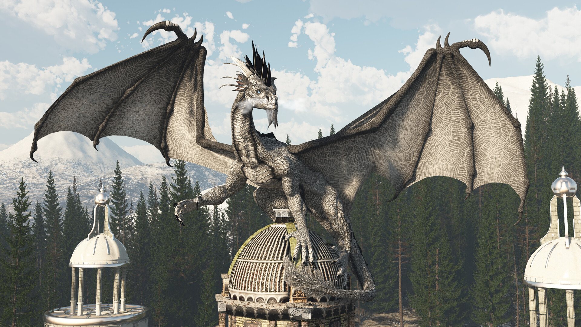 ArtStation - Emagean Stormcloud: Grand Vizier of the Cloud Dragons