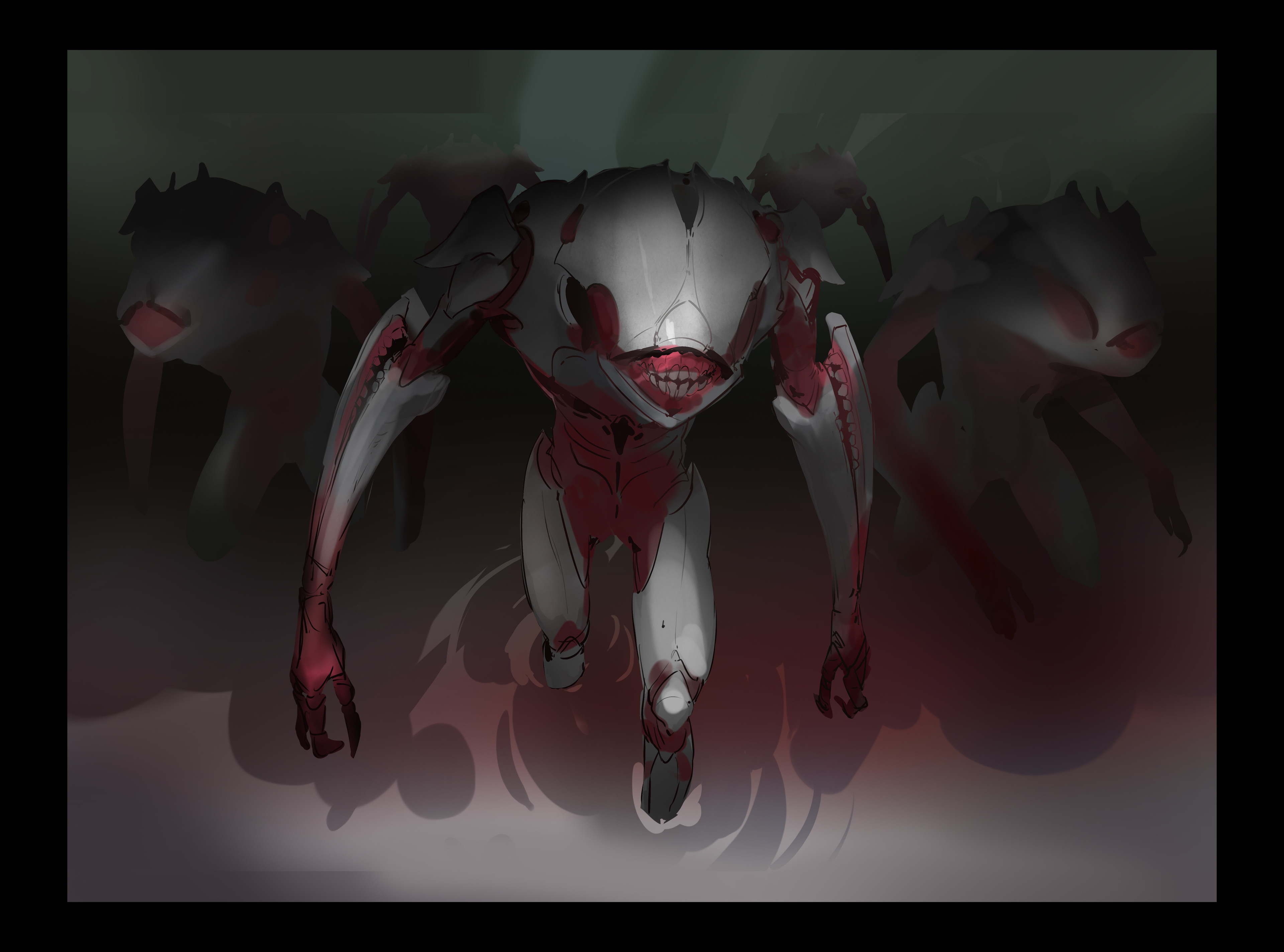 guillaume NORMAND - March of Mites (mtg fan art)