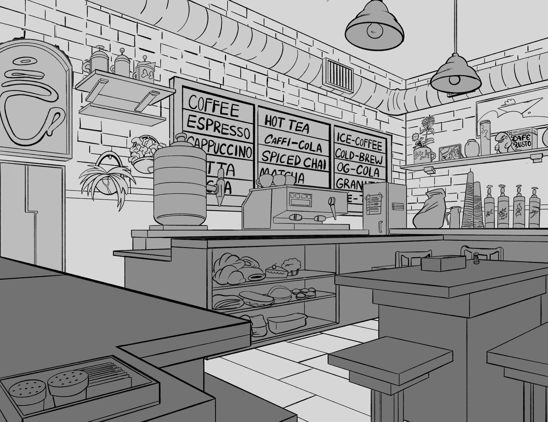 ArtStation - Coffee Shop