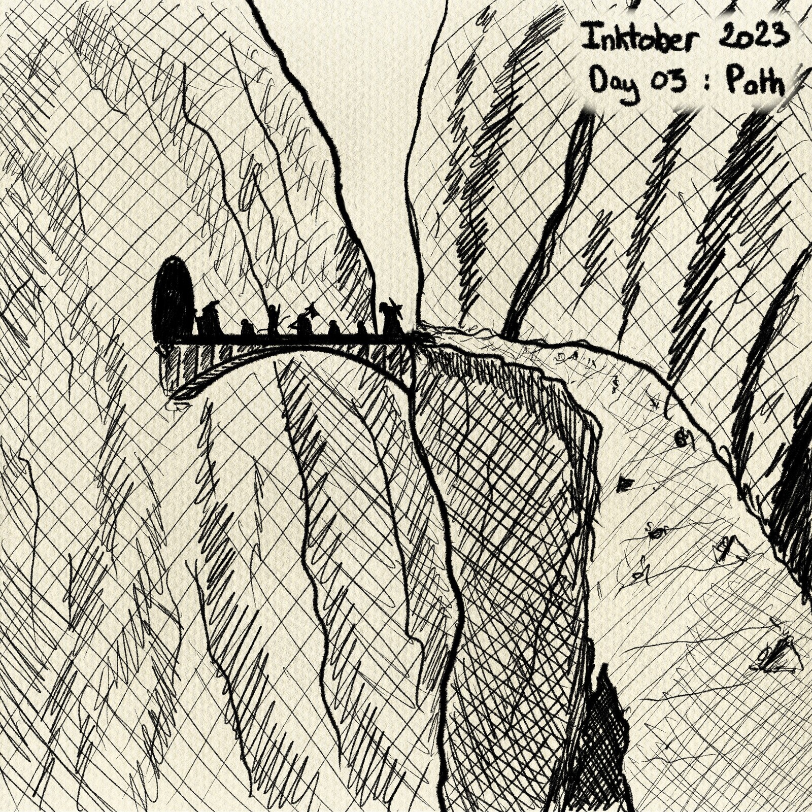 Ludovic CHA - Inktober 2023, Day 03, Path