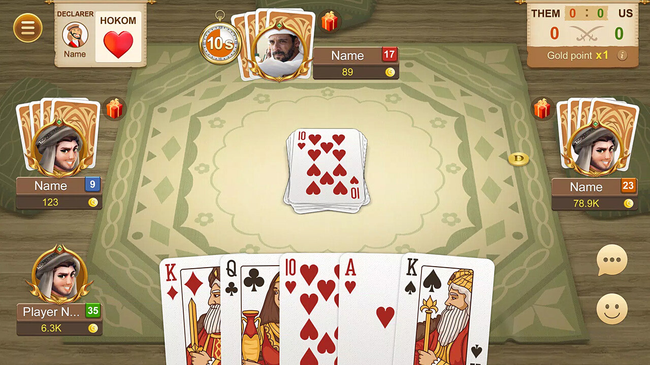 Tasawar Ahmad - Baloot - Arabian Playing Cards Game