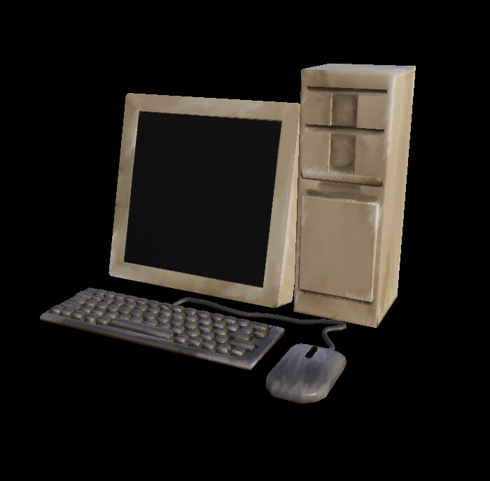 ArtStation - Breakroom_Computer