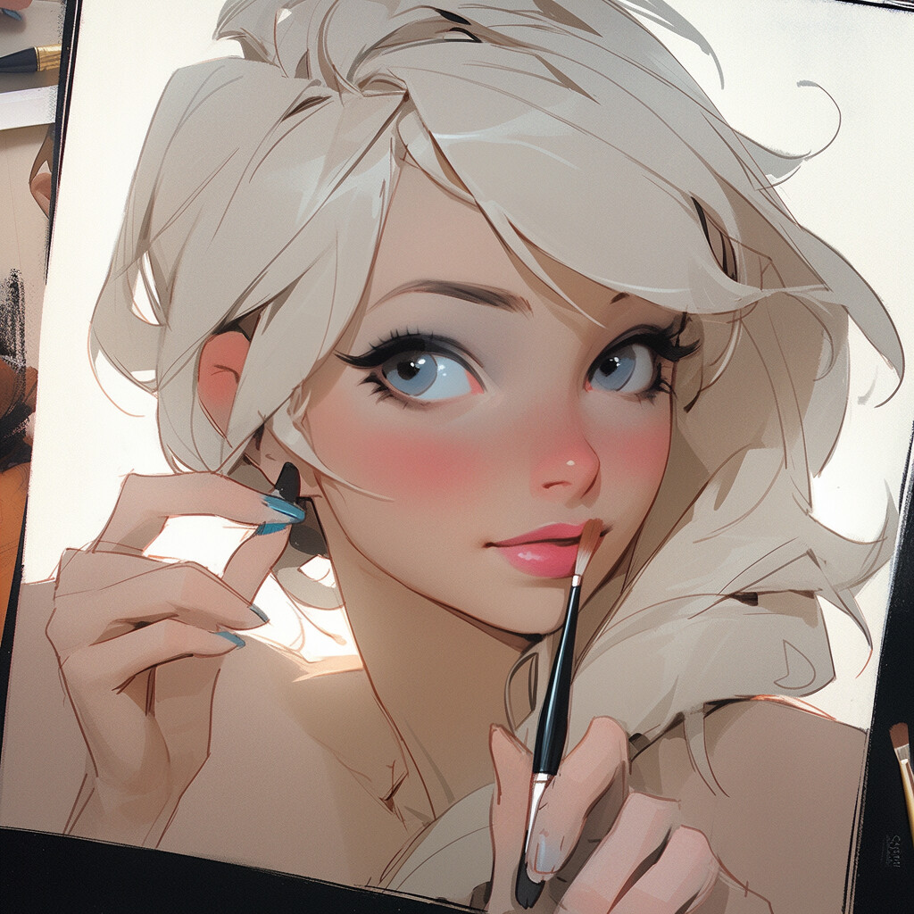 ArtStation - Makeup Sketches