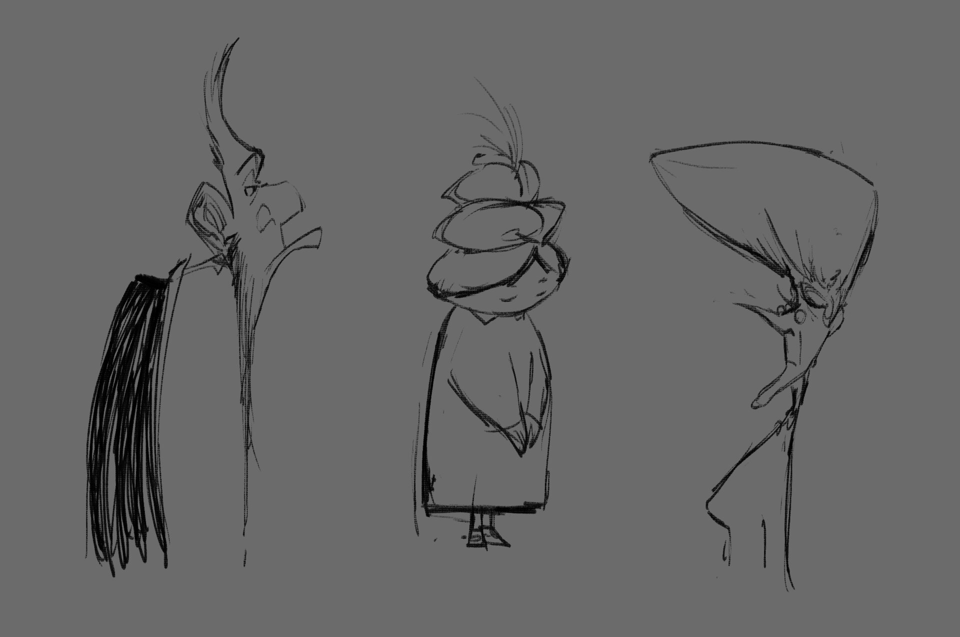 ArtStation - Character Designs study based on Balance Between Shapes ...