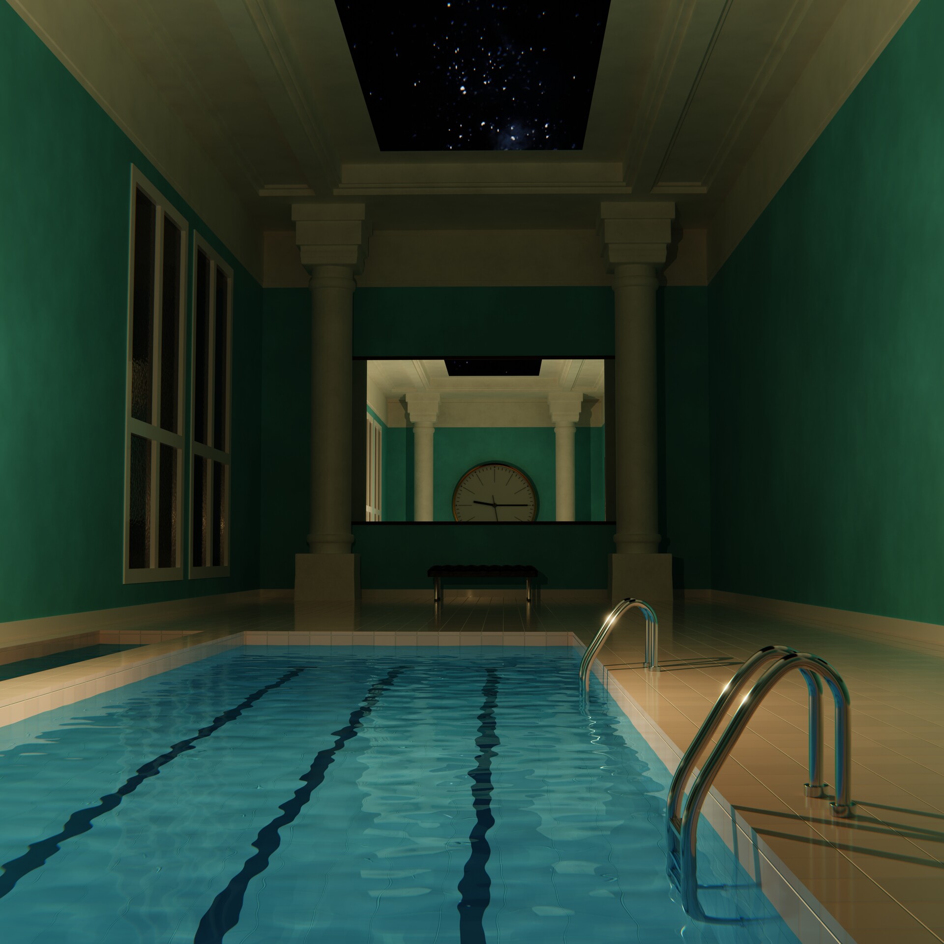 ArtStation - Blender Pool 173: Blue Room 2