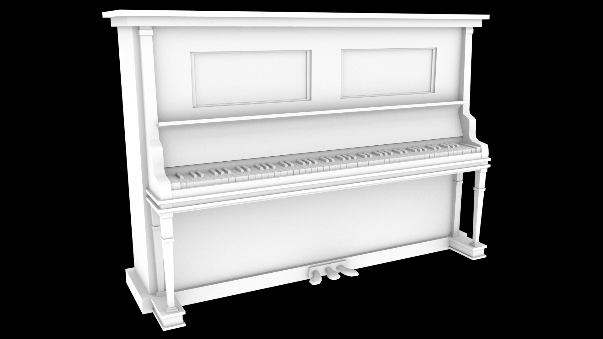 ArtStation - Piano Model (2021)