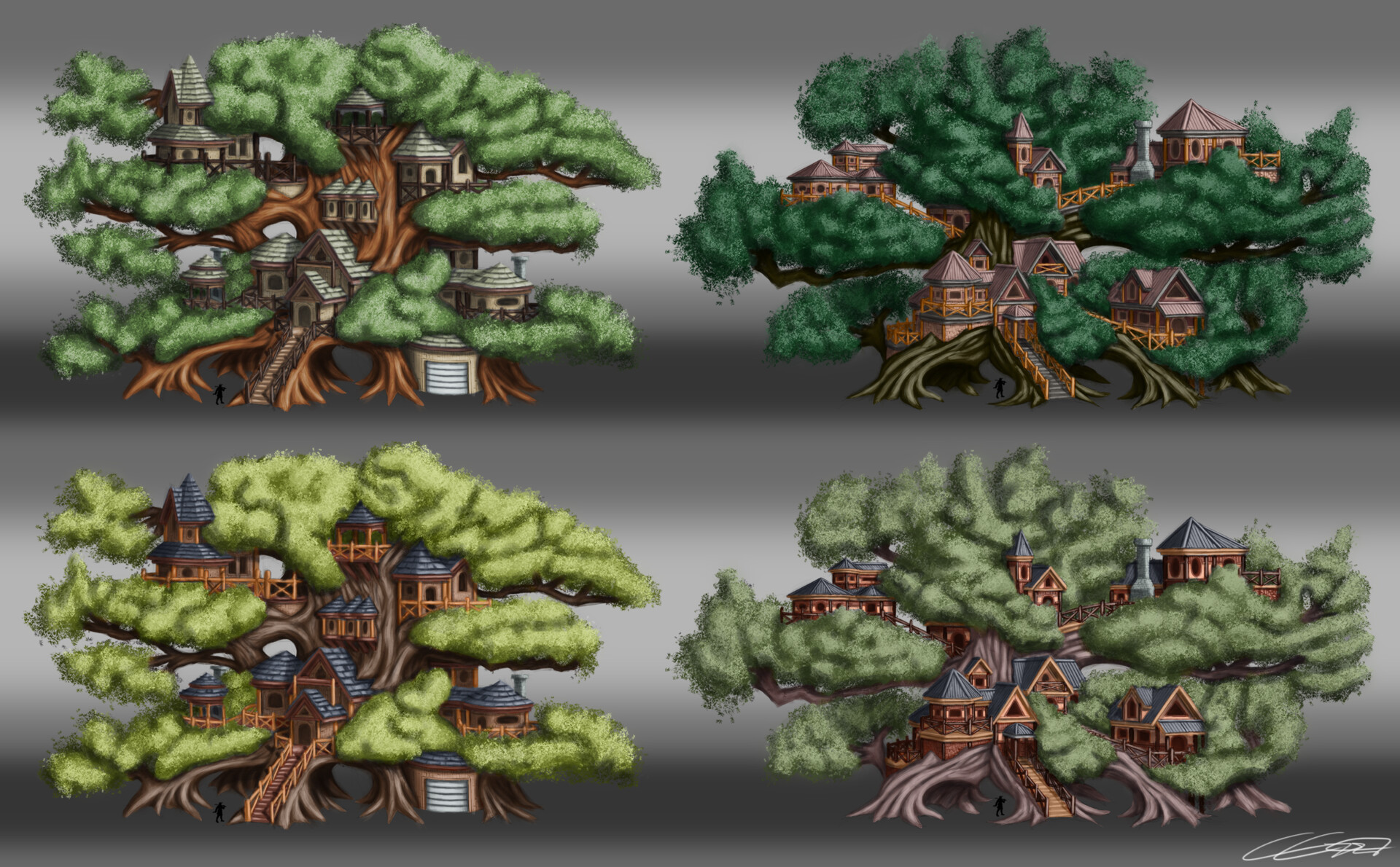 ArtStation - Treehouse Sketches
