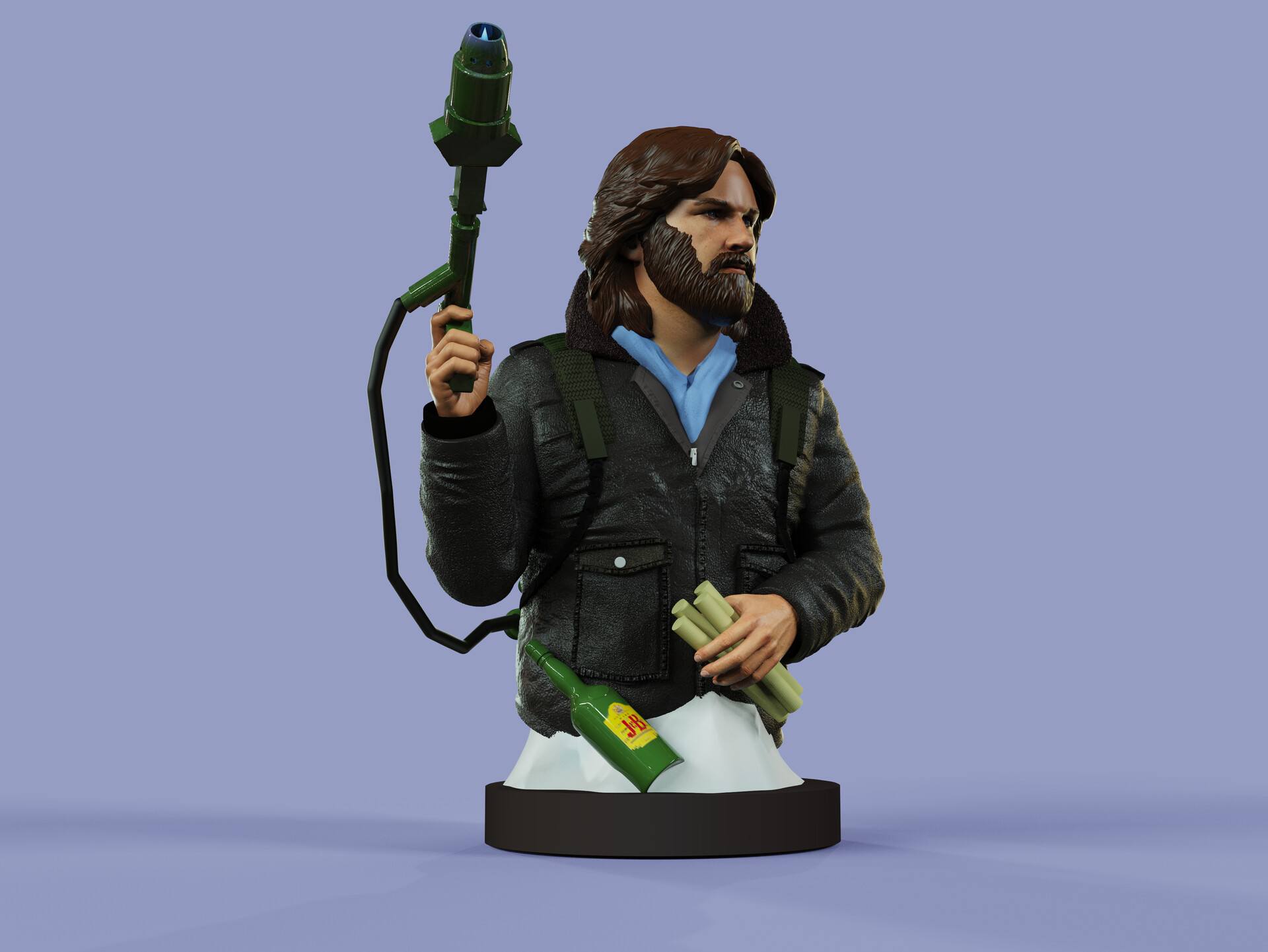 ArtStation - Kurt Russell as R.J. Macready